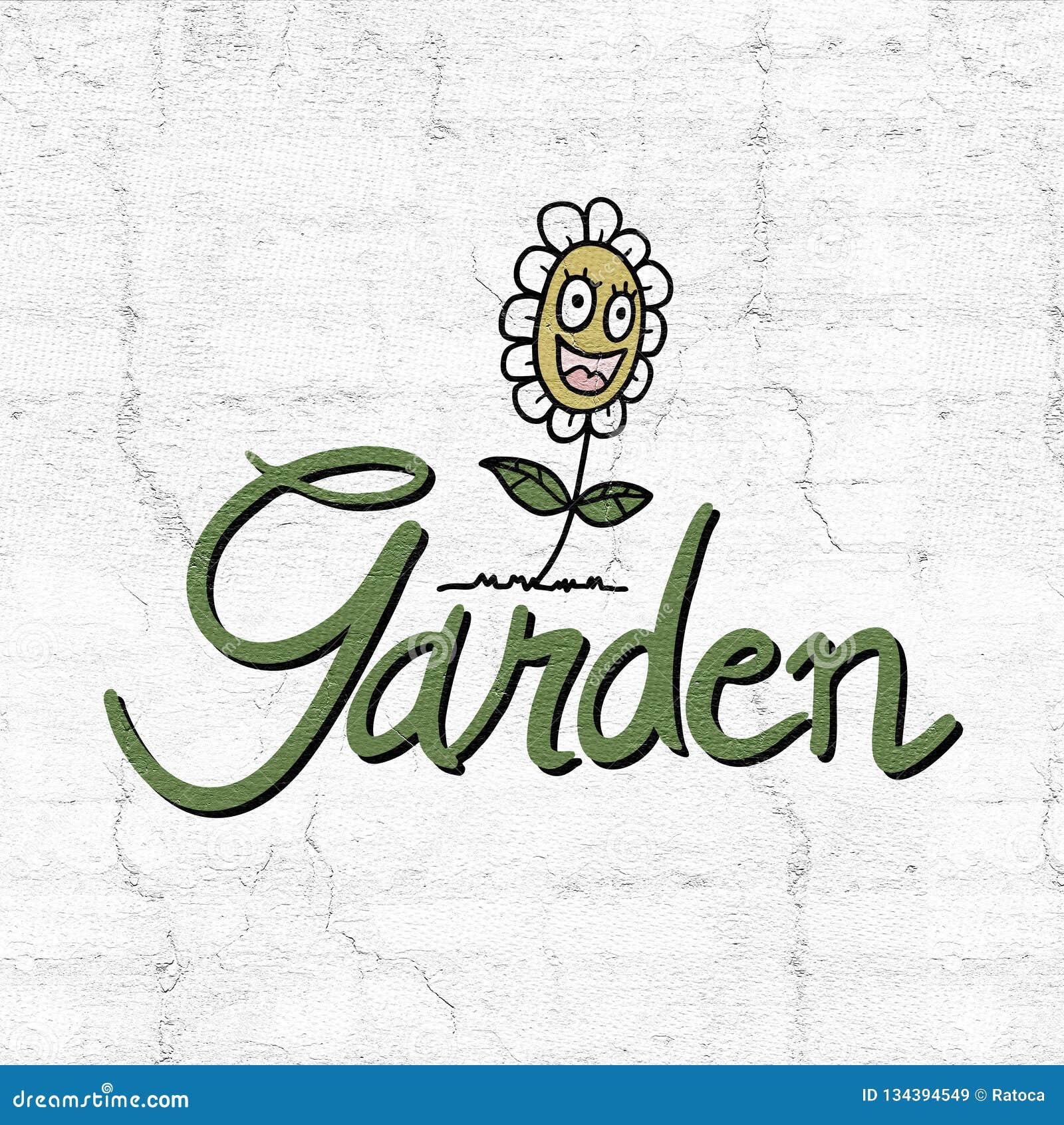 Garden symbol stock illustration. Illustration of gardening - 134394549