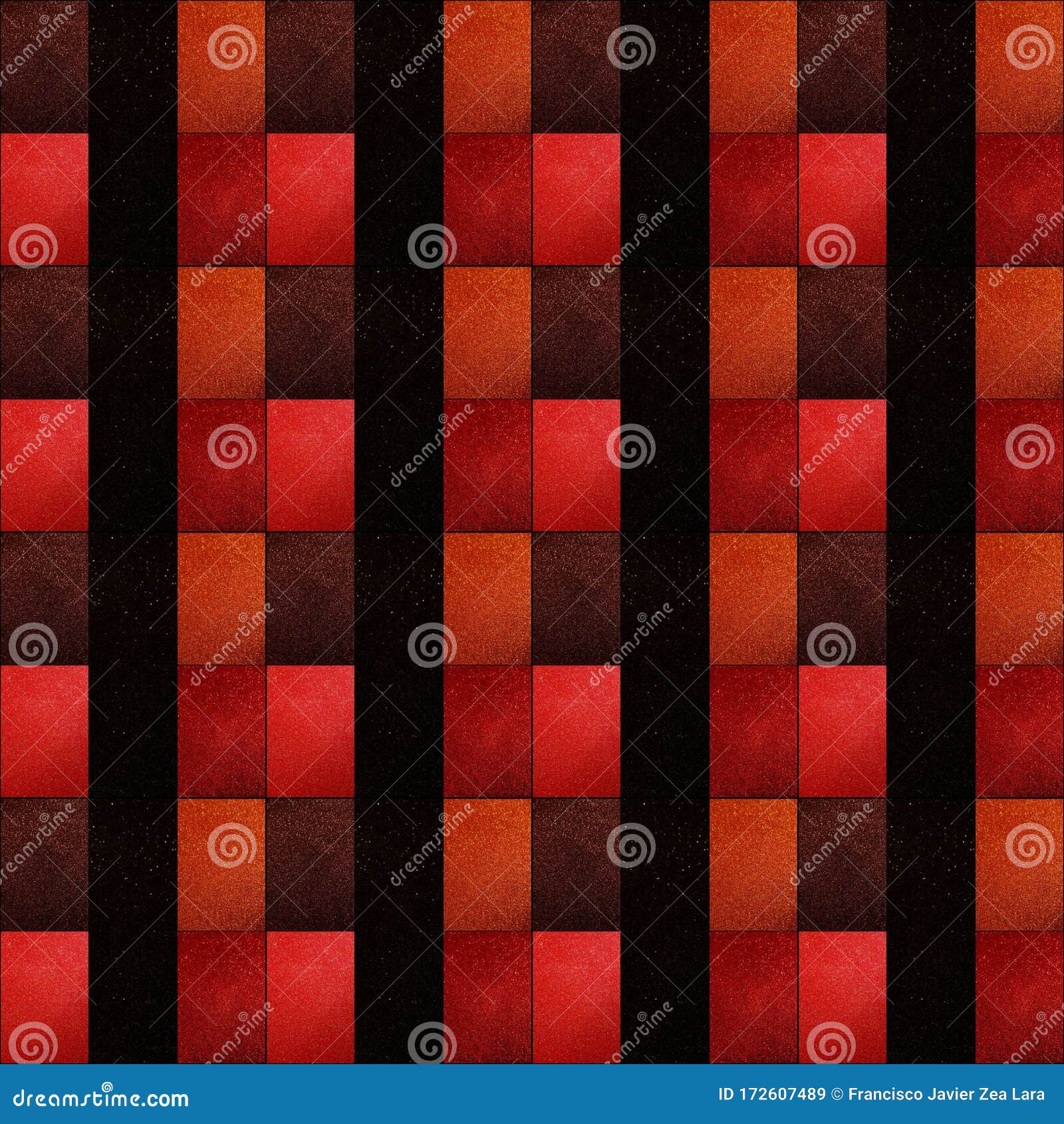 Creative Design with Geometric Pattern in Black and Red Colors Stock ...