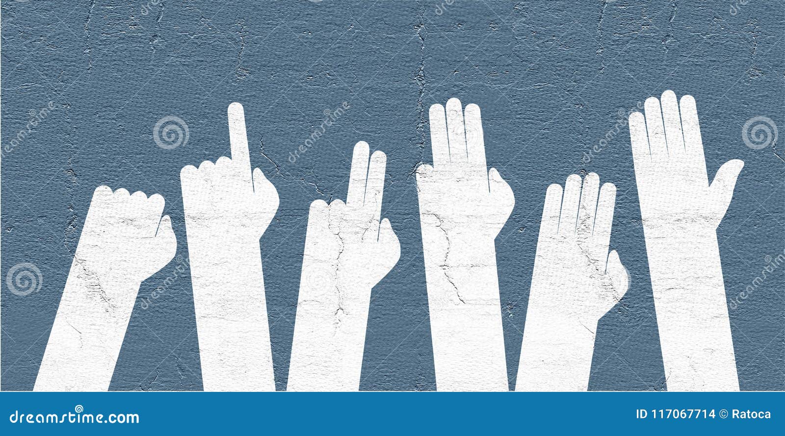 Hands counting symbol stock illustration. Illustration of finger ...