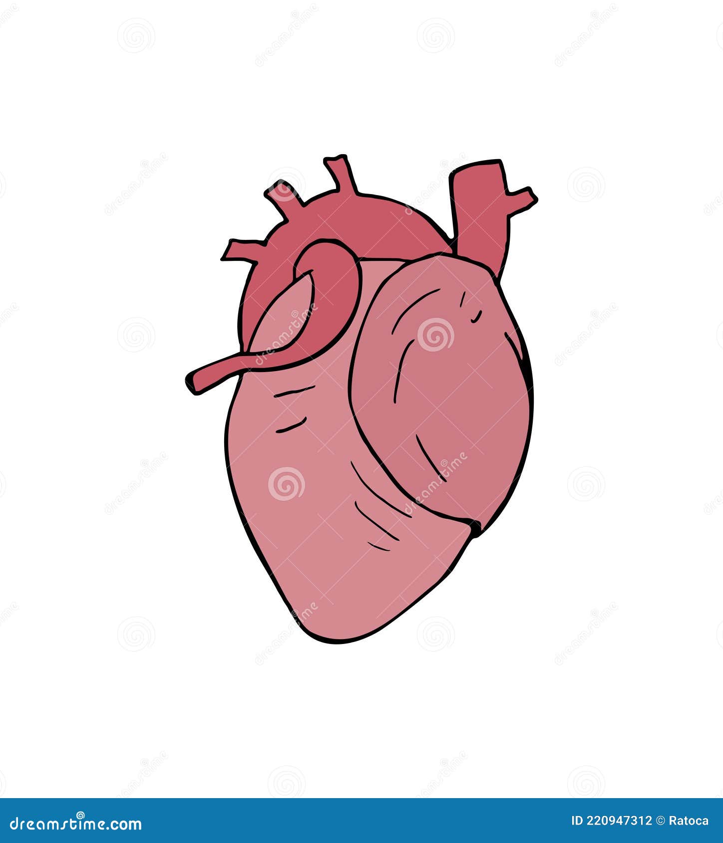 Creative design of heart stock vector. Illustration of symbol - 220947312