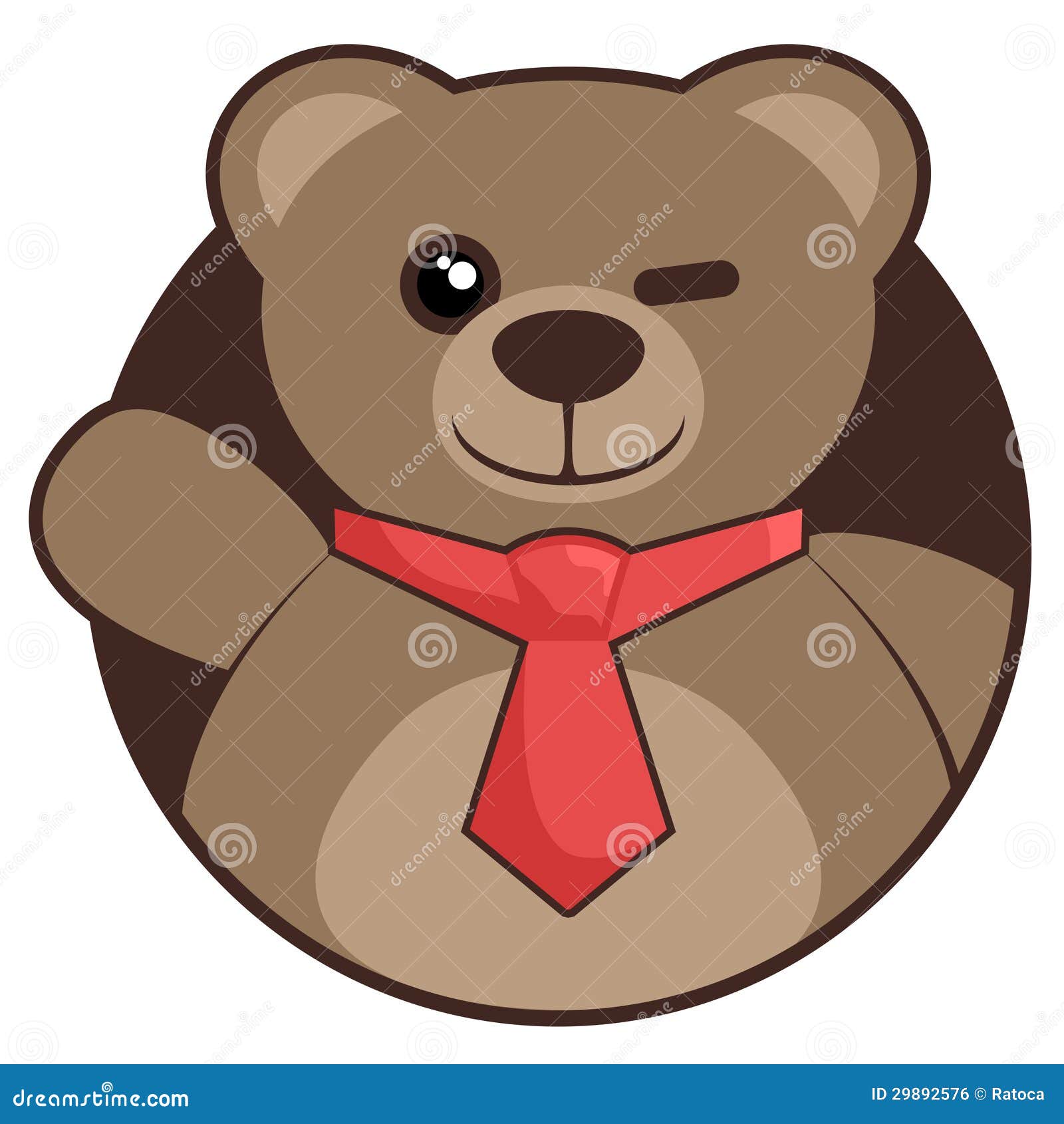 Hello bear stock vector. Illustration of sympathetic - 29892576