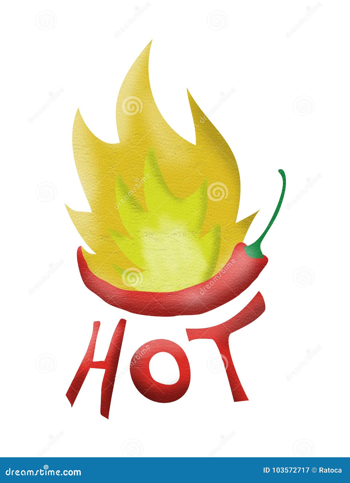 Hot chilli symbol stock illustration. Illustration of symbol - 103572717