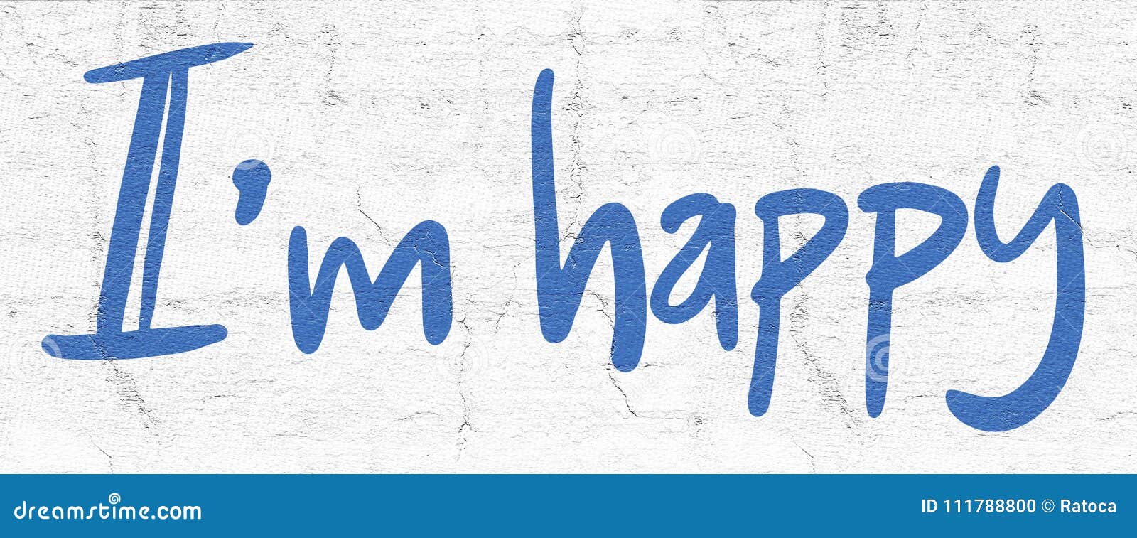 I am happy sign stock illustration. Illustration of funny - 111788800