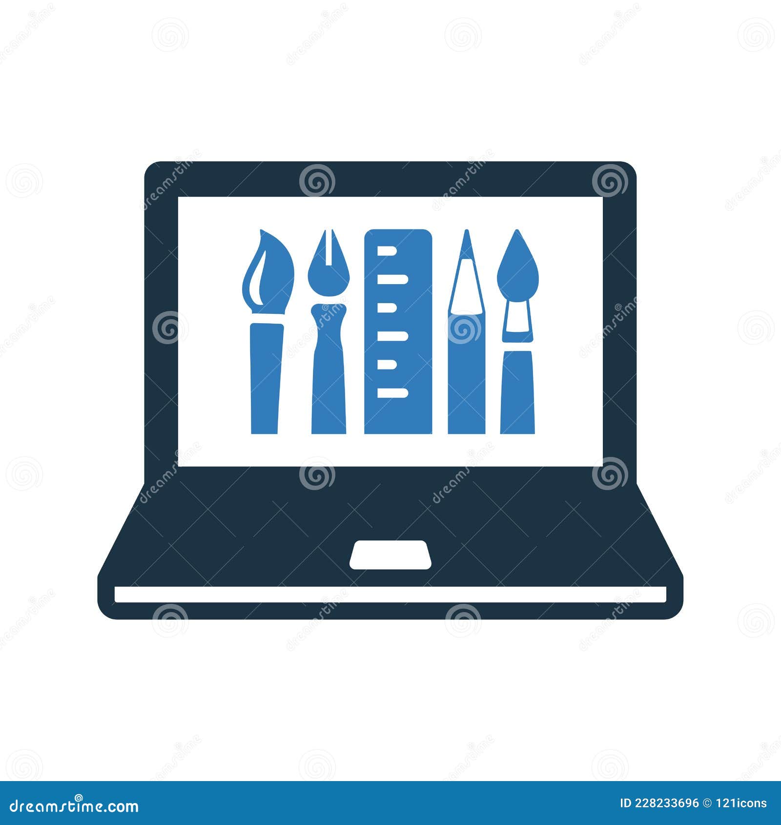 Creative, Design Icon. Simple Design Stock Vector - Illustration of ...