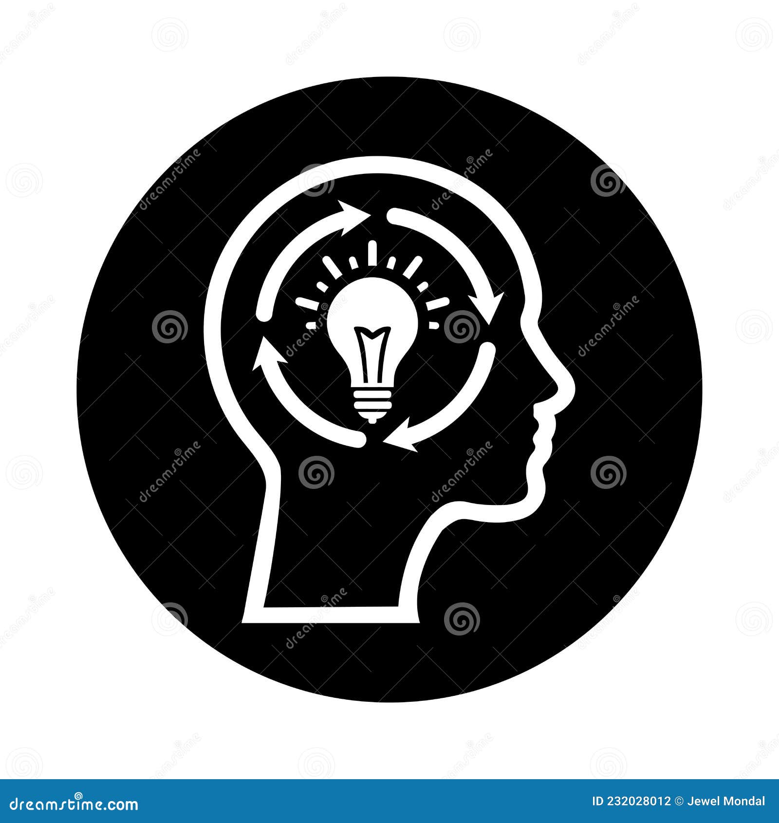 Creative, Design, Idea Icon. Black Vector Design Stock Vector ...
