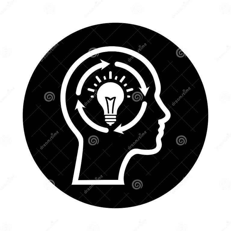 Creative, Design, Idea Icon. Black Vector Design Stock Vector ...