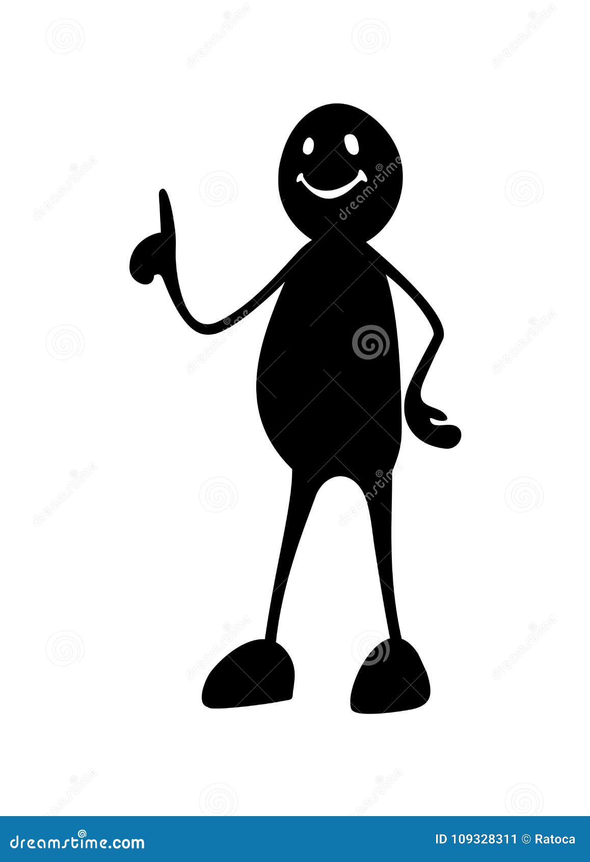 Idea puppet symbol stock vector. Illustration of inspiration - 109328311