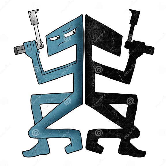 Imaginative army puppet stock illustration. Illustration of attack ...