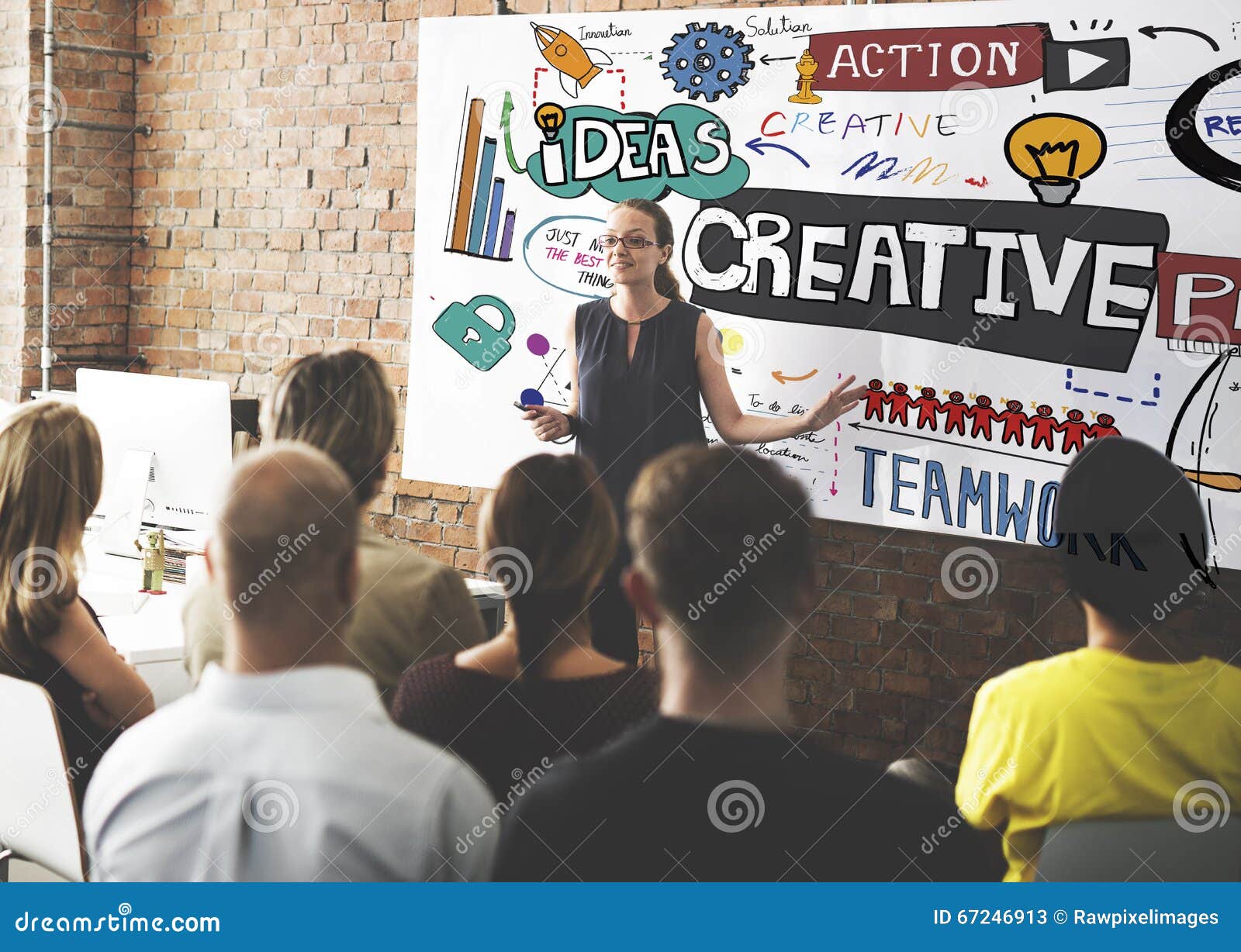 Creative Design Innovation Inspire Concept Stock Image - Image of ...