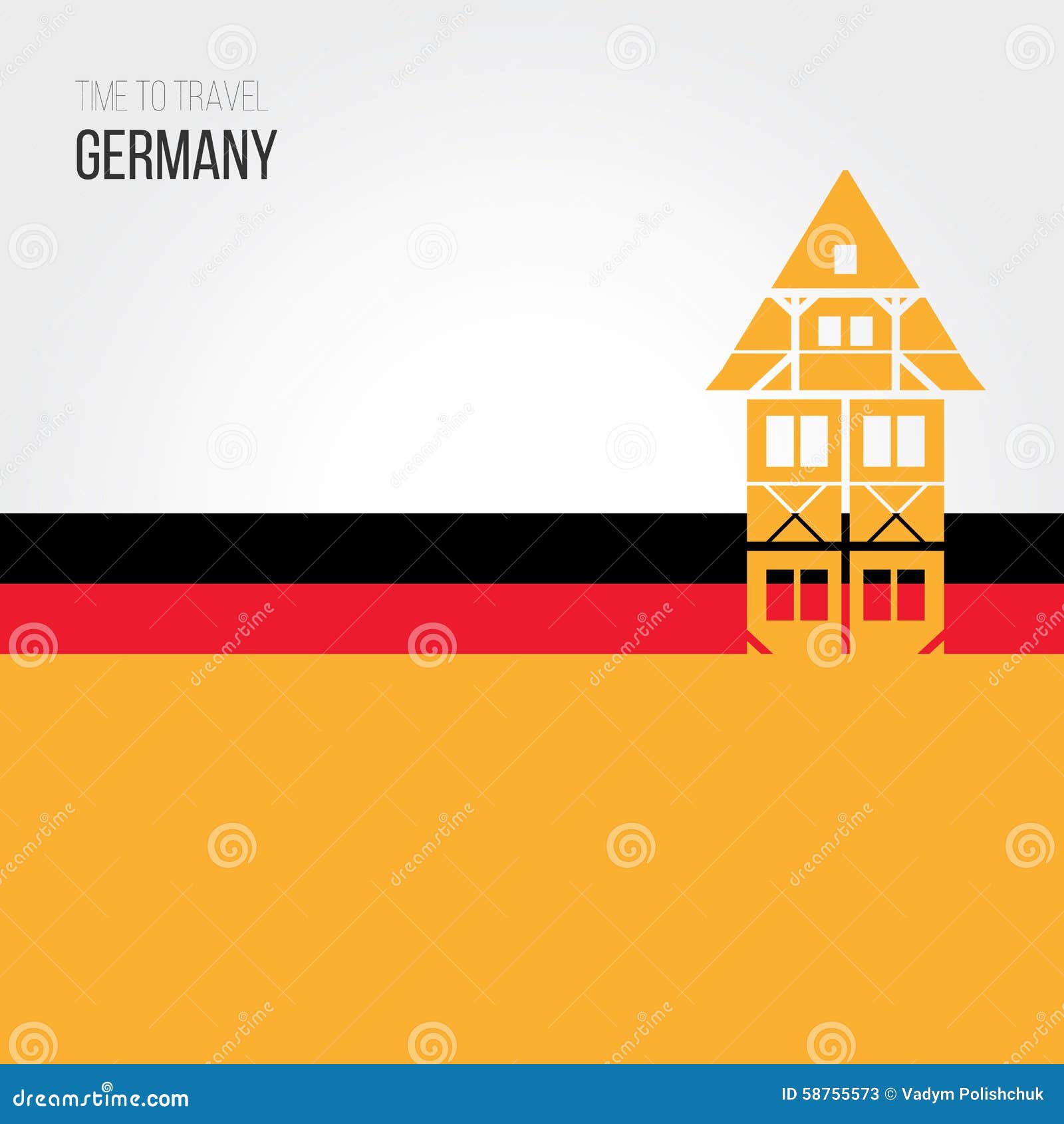 Creative Design Inspiration or Ideas for Germany. Stock Vector ...