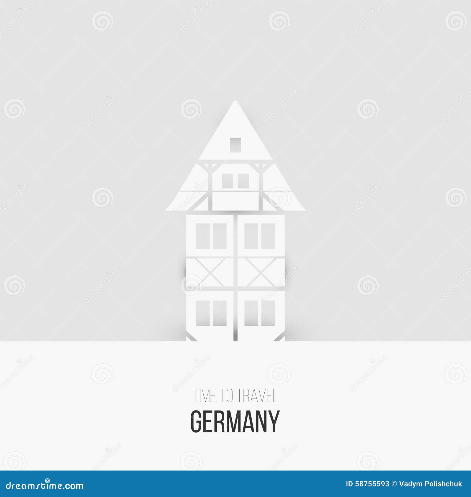 Creative Design Inspiration or Ideas for Germany. Stock Vector ...