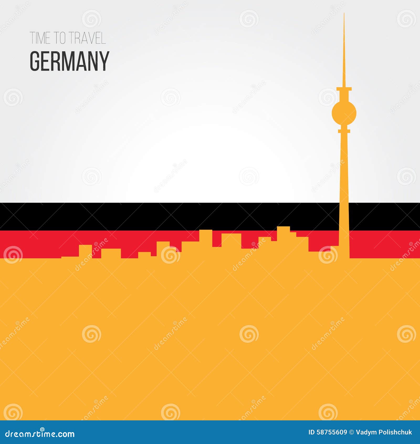 Creative Design Inspiration or Ideas for Germany. Stock Vector ...