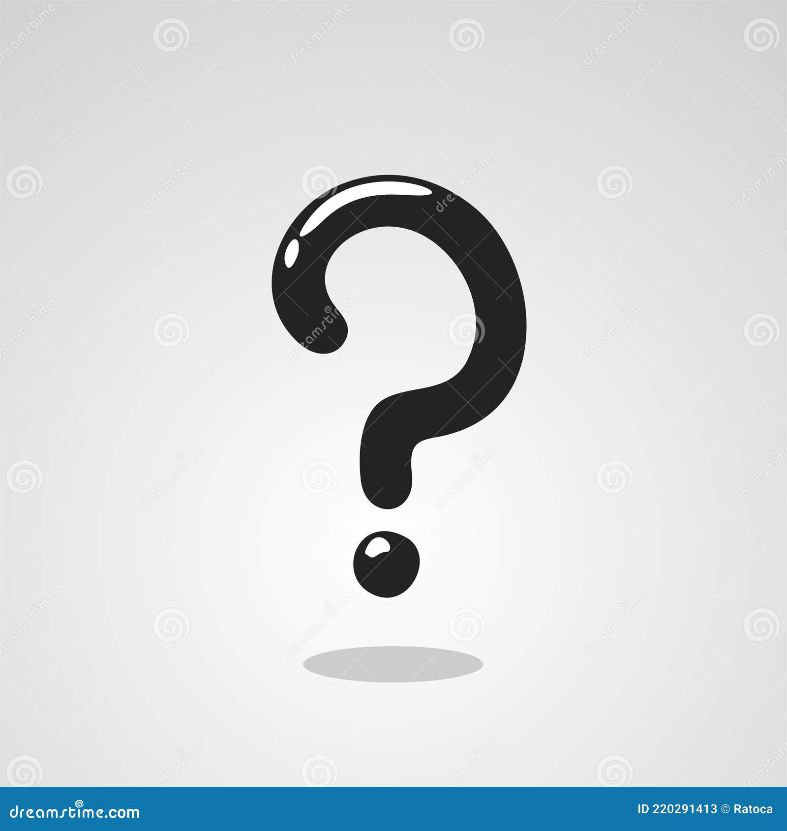 Creative Design of Interrogation Symbol Stock Vector - Illustration of ...