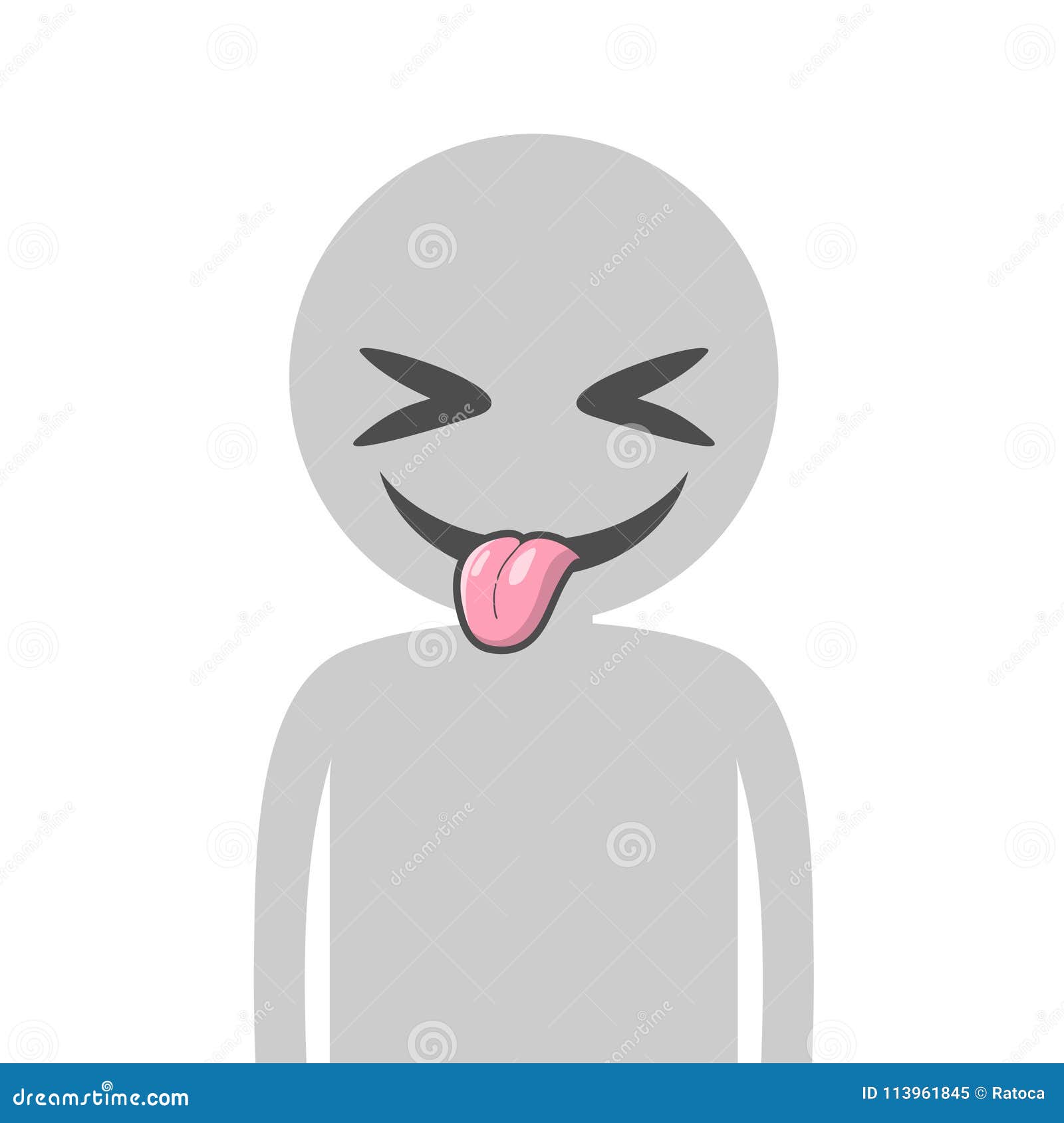 Joking face icon stock vector. Illustration of cute - 113961845