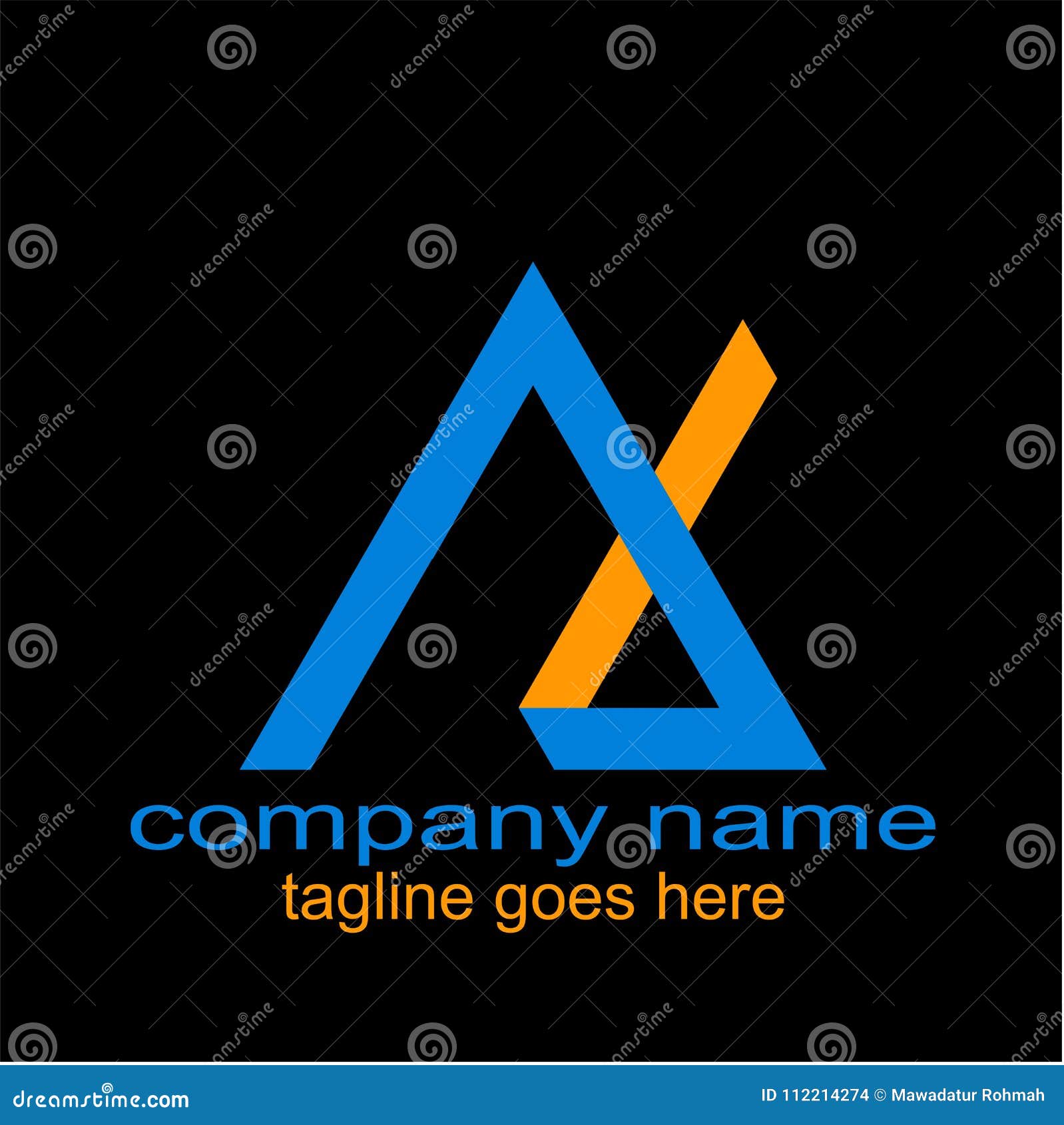 Creative Design Letter a Logo Graphic Resourced Stock Vector ...