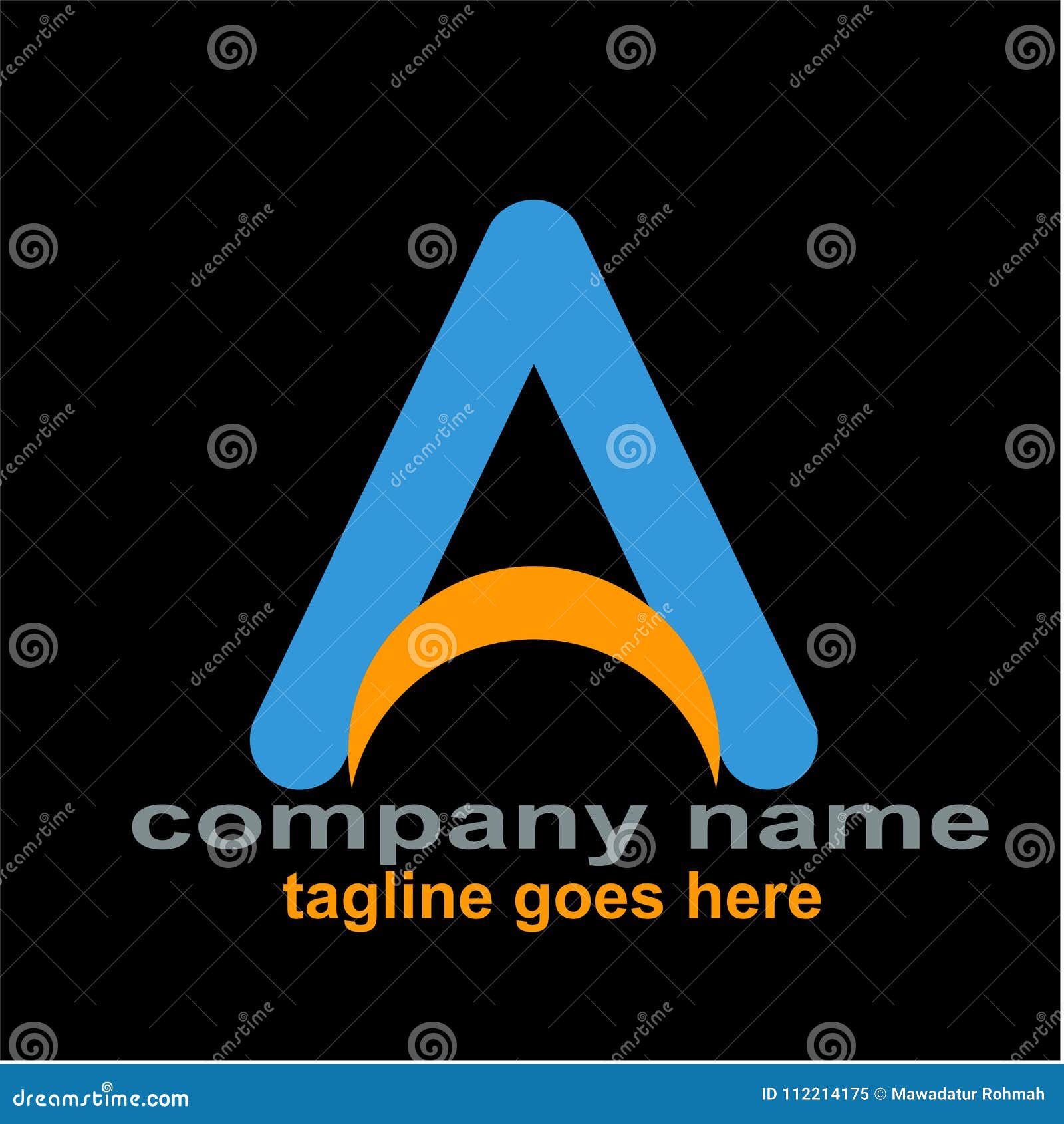 Creative Design Letter a Logo Graphic Resourced Stock Vector ...