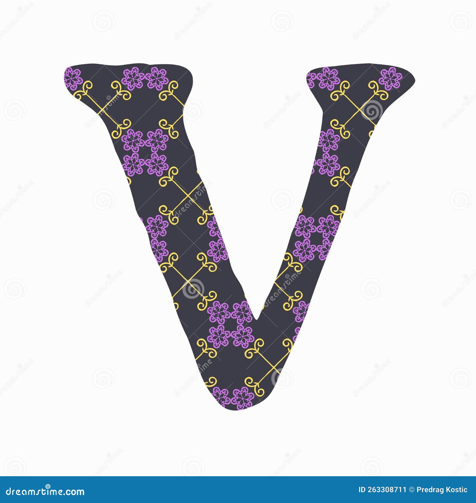 Creative design letter V stock illustration. Illustration of brand ...