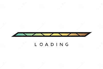 Creative Design of Loading Bar Illustration Stock Vector - Illustration ...
