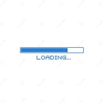 Loading bar illustration stock vector. Illustration of loading - 120062426