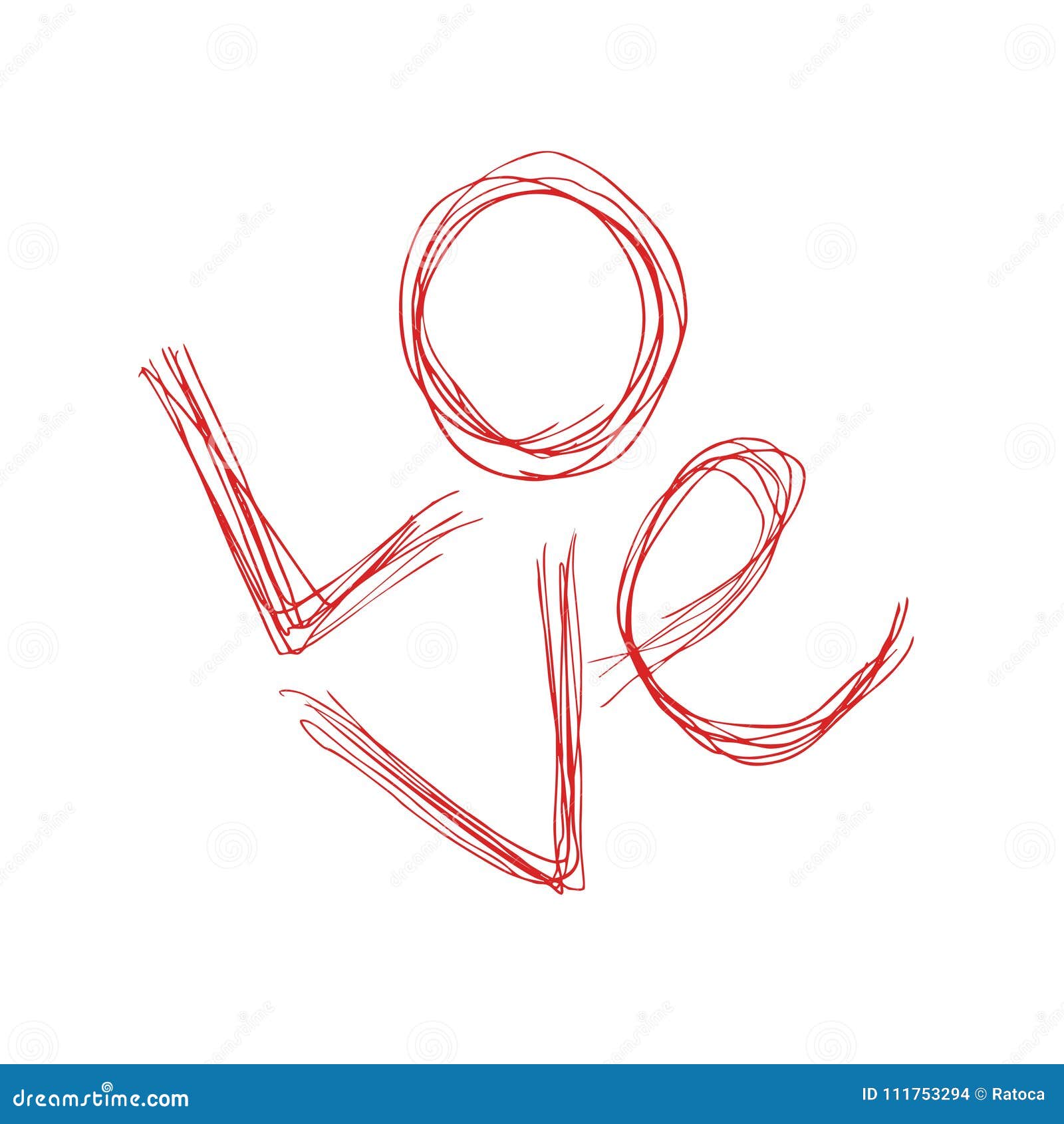 Love message symbol stock vector. Illustration of happy - 111753294