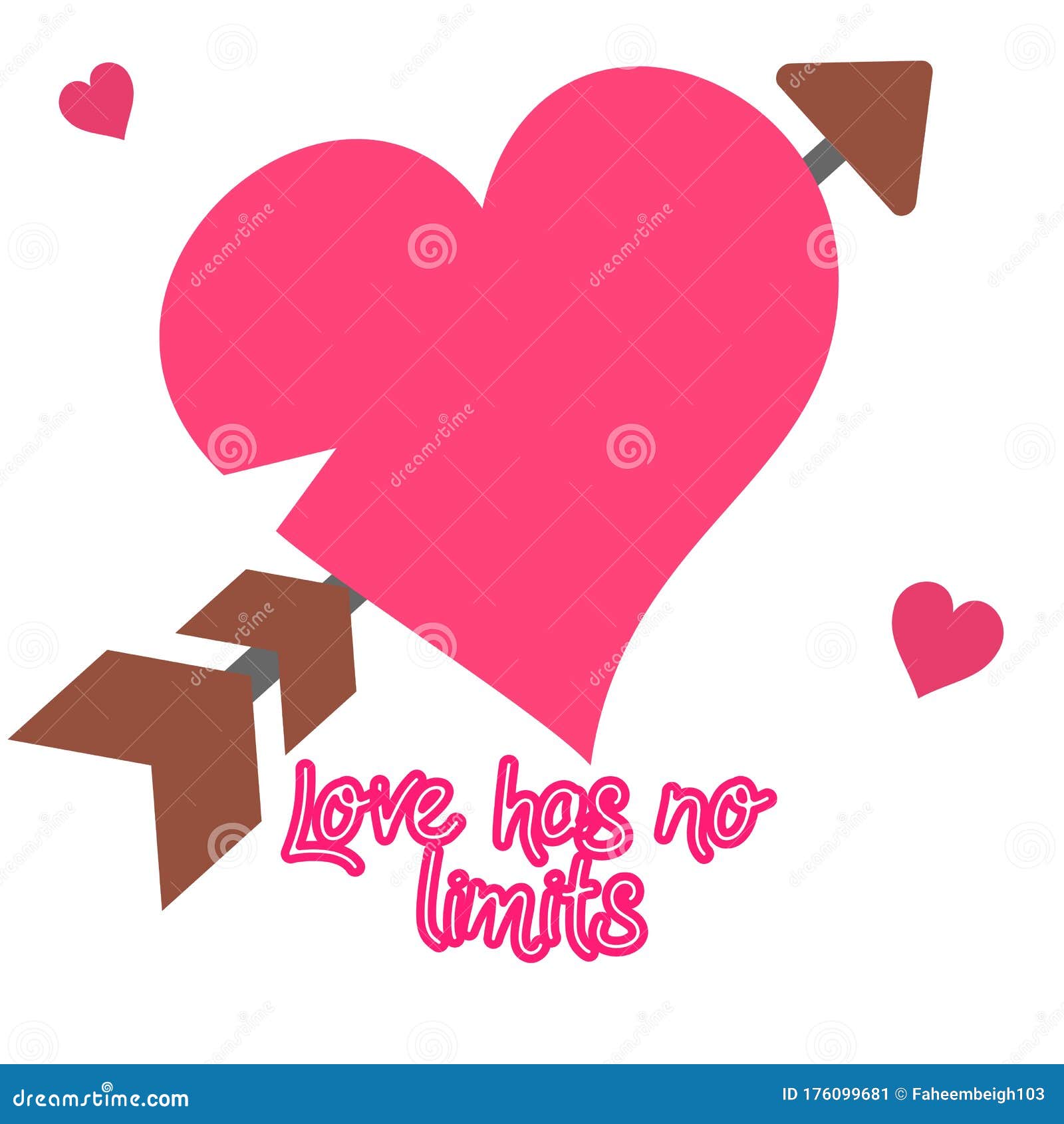 Creative Design for Lovers or for Couples with Symbol Saying Love Has ...