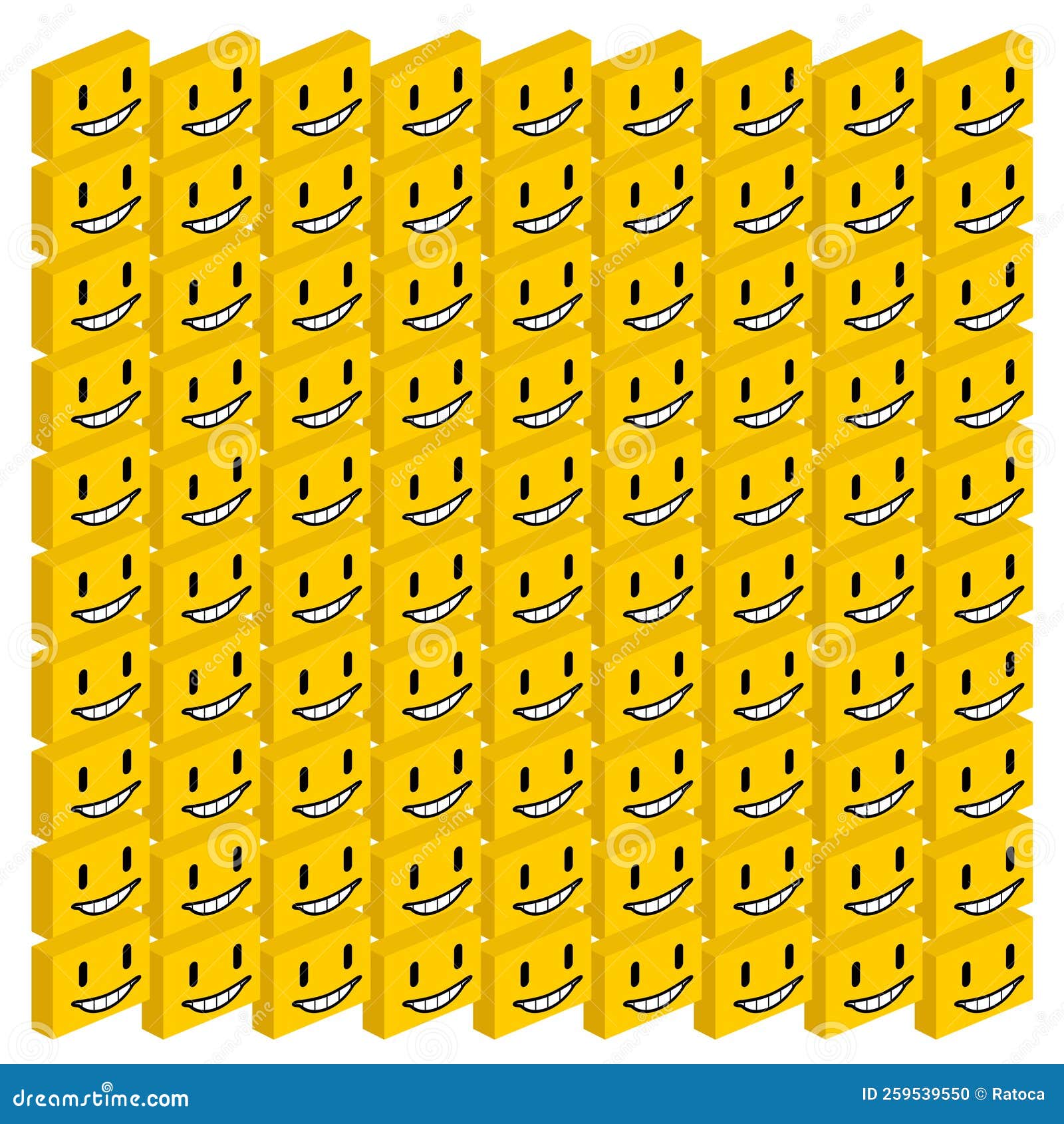 Many happy faces stock vector. Illustration of emoticon - 259539550