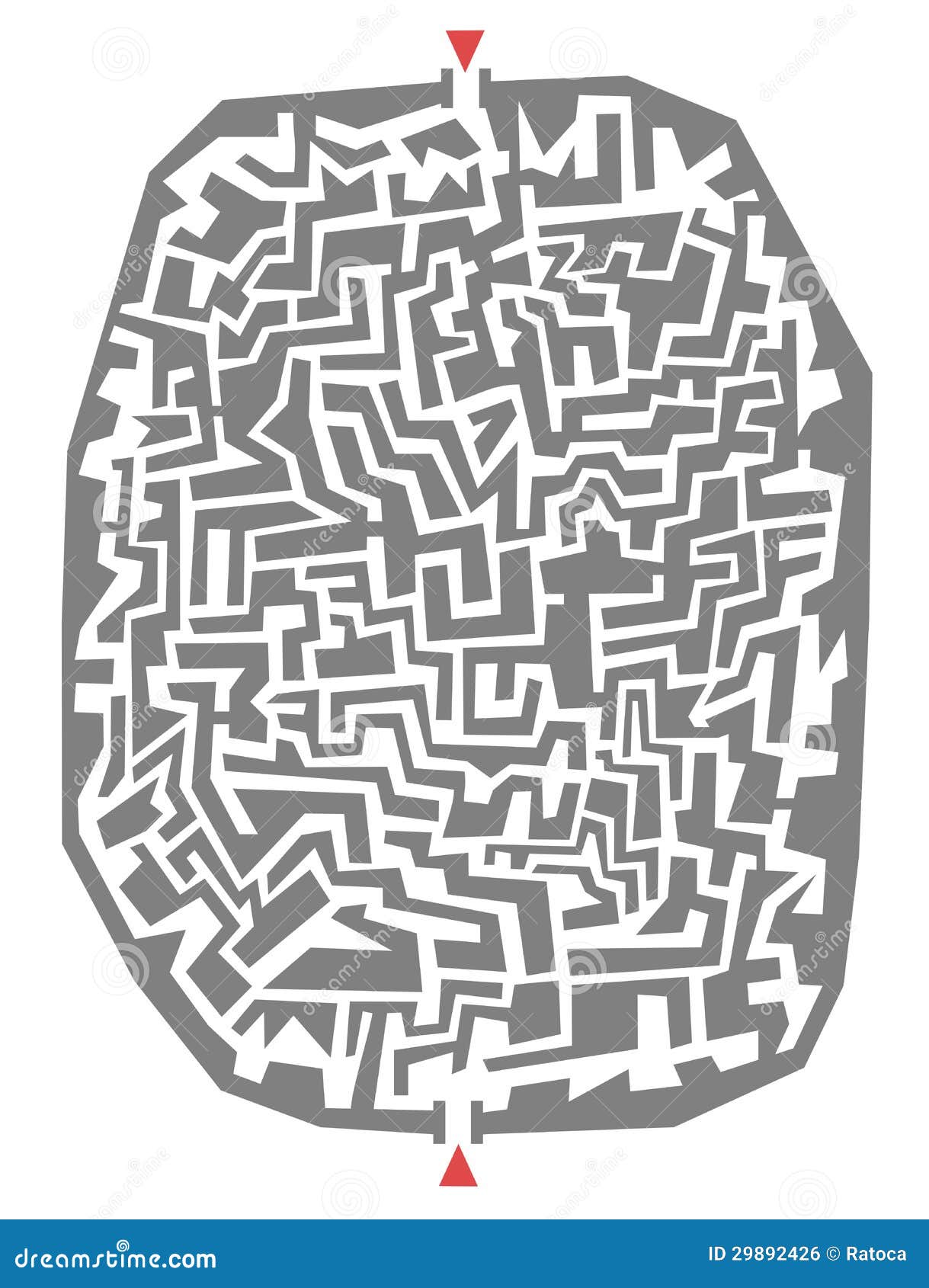 Maze Art Royalty Free Stock Image - Image: 29892426