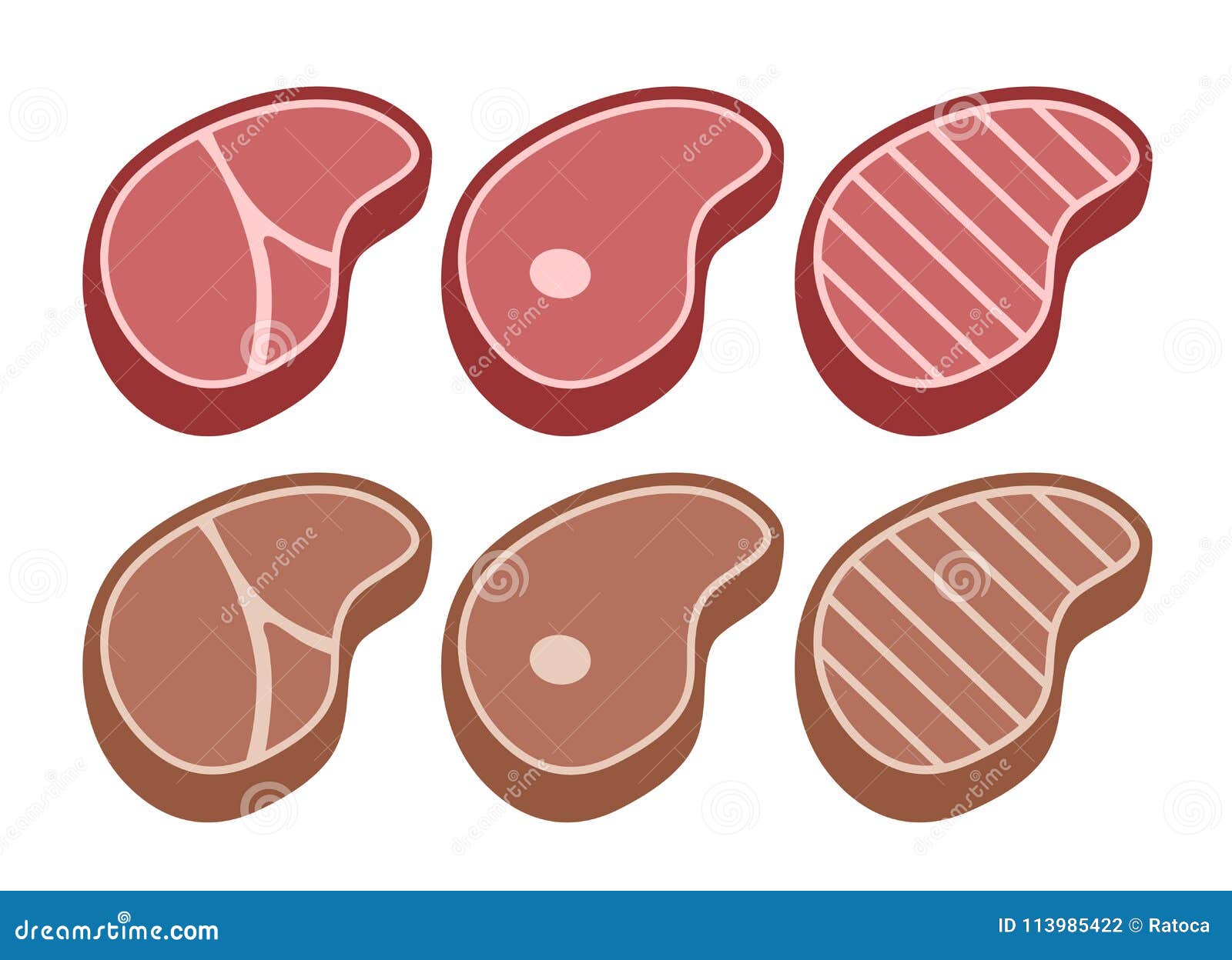 Design of Meat Illustration Stock Vector - Illustration of icon, dinner ...