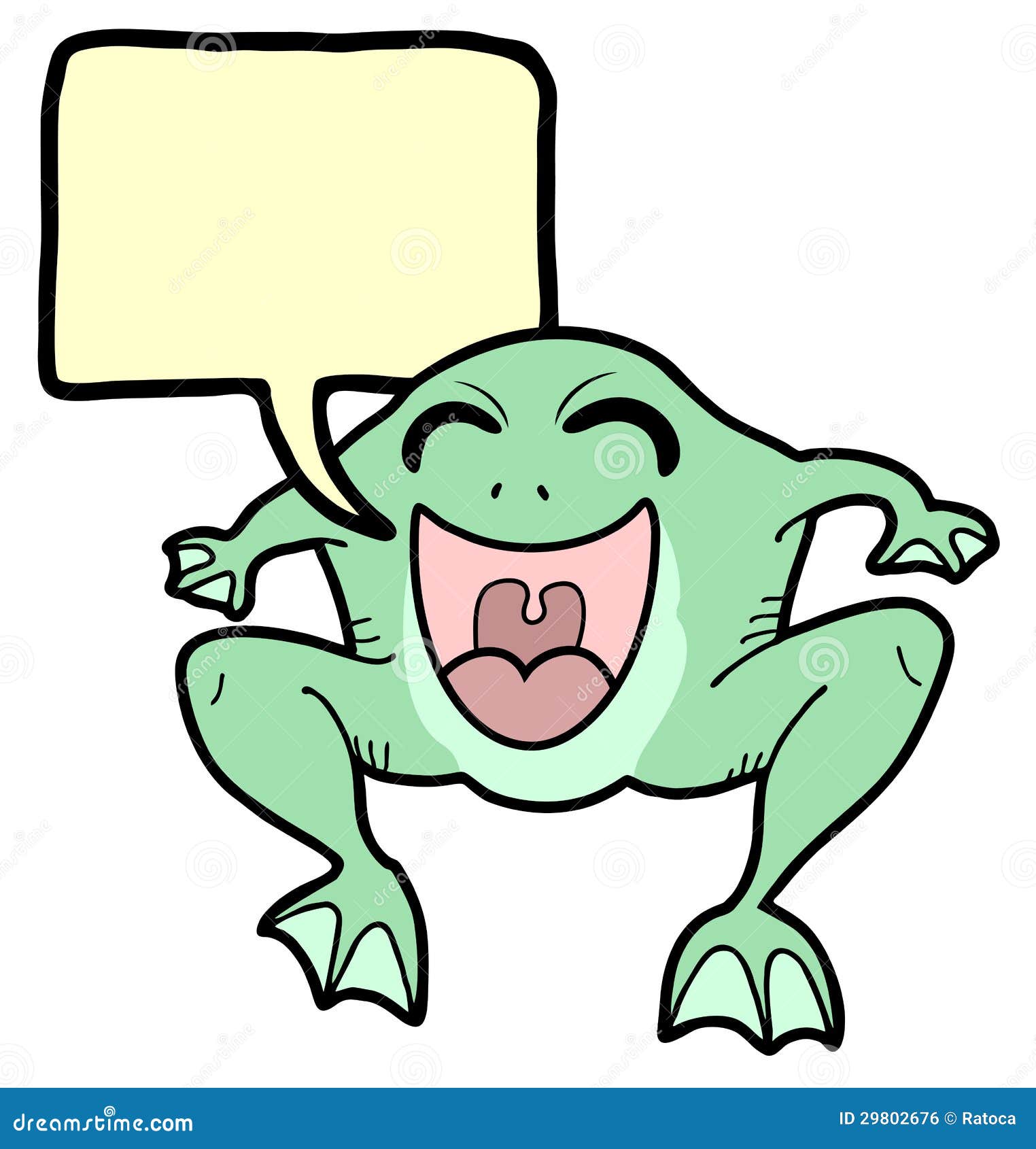 Message frog stock vector. Illustration of message, conference - 29802676