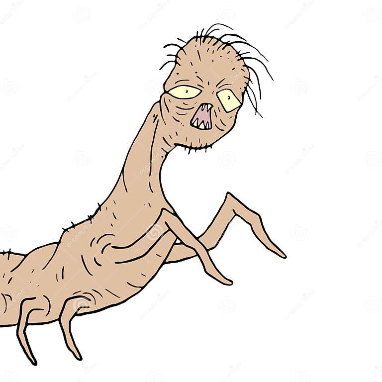 Mutant creature design stock vector. Illustration of bizarre - 131034466