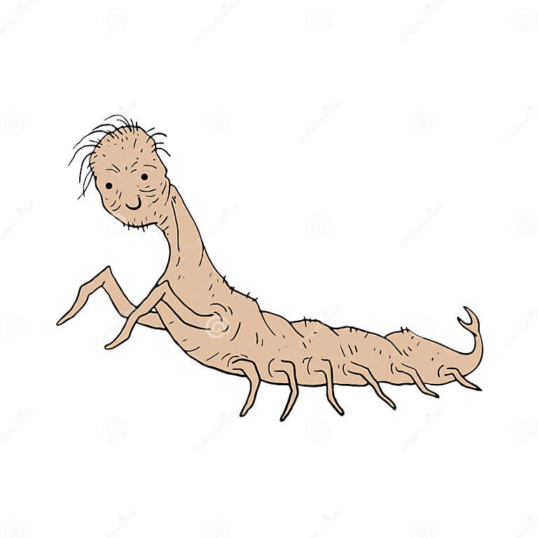 Mutant creature design stock vector. Illustration of comic - 133596066