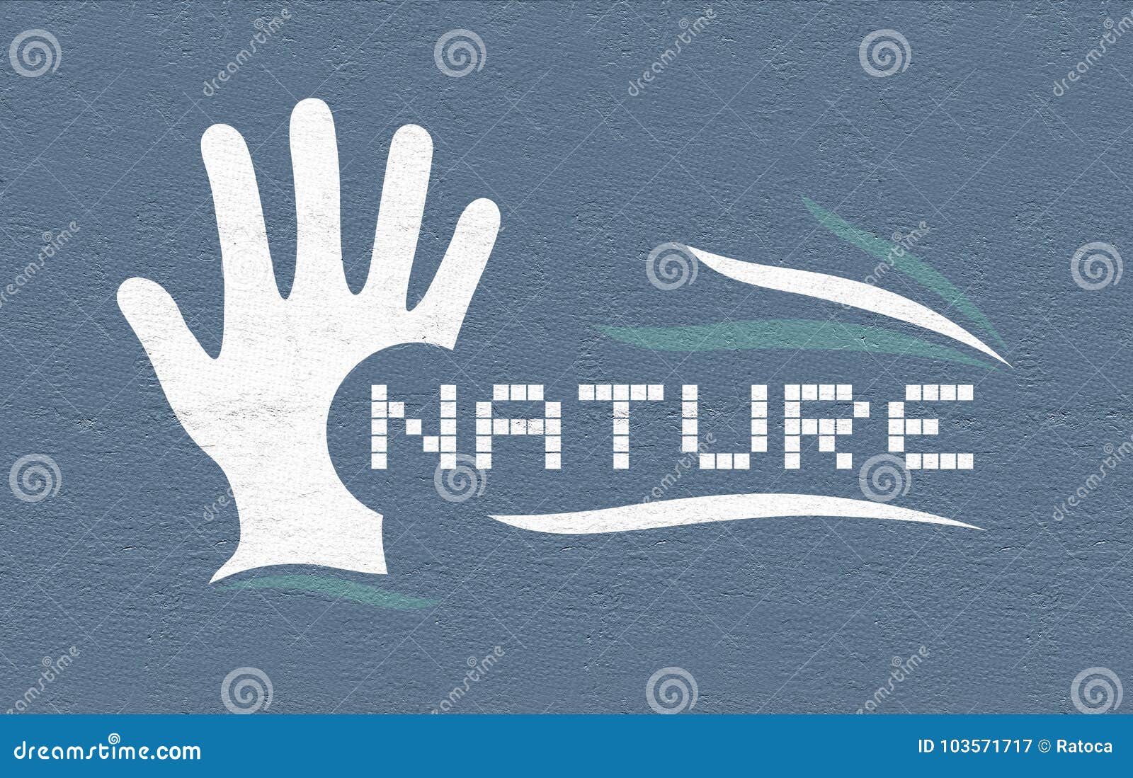 Nature symbol stock illustration. Illustration of blue - 103571717