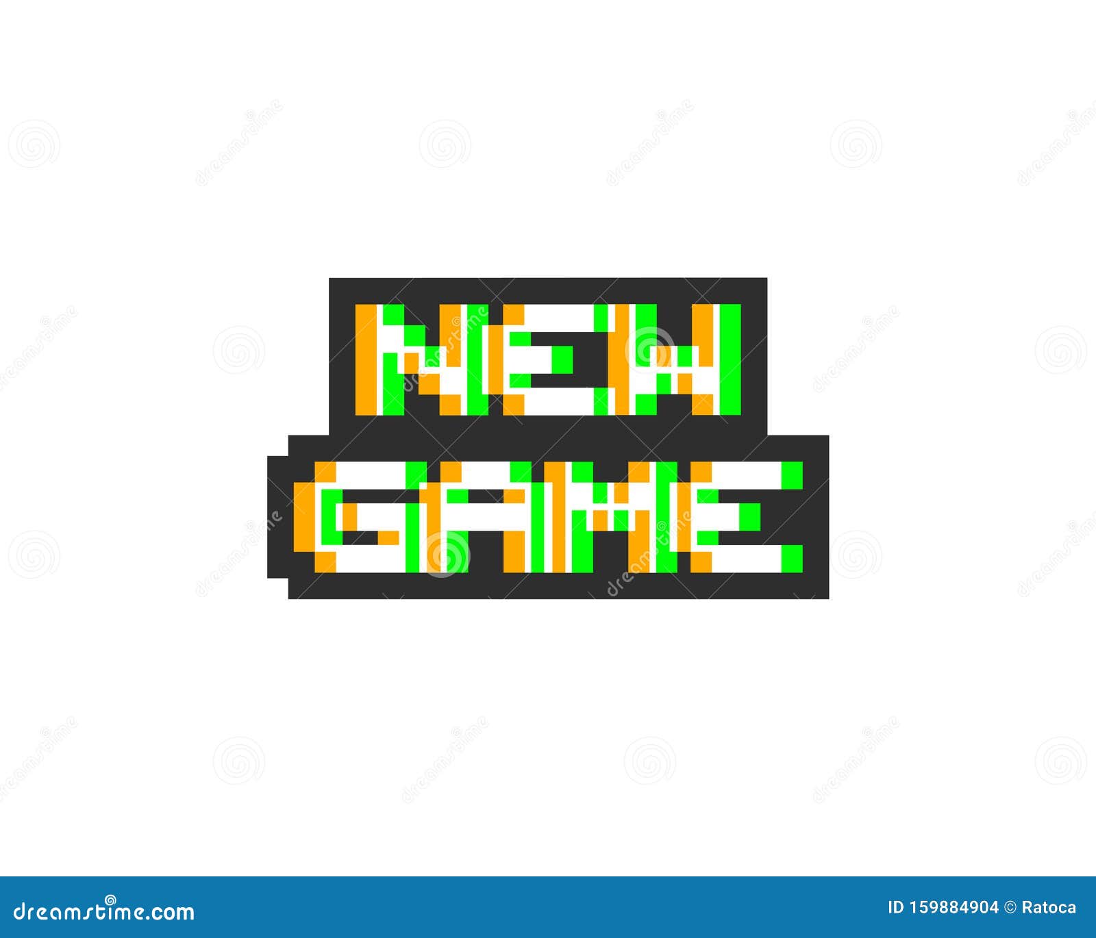 New game symbol stock vector. Illustration of videogame - 159884904