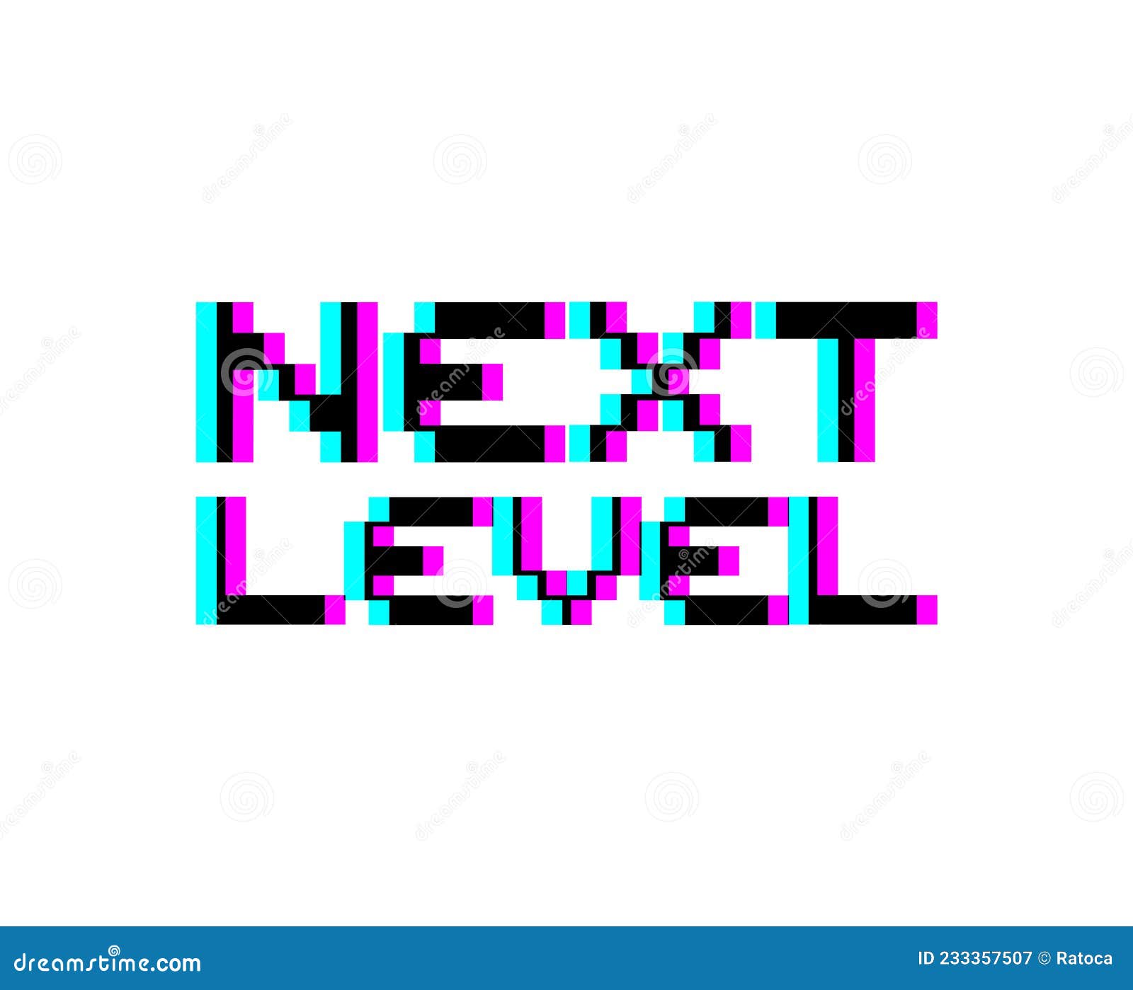 Creative Design of Next Level Symbol Stock Vector - Illustration of ...
