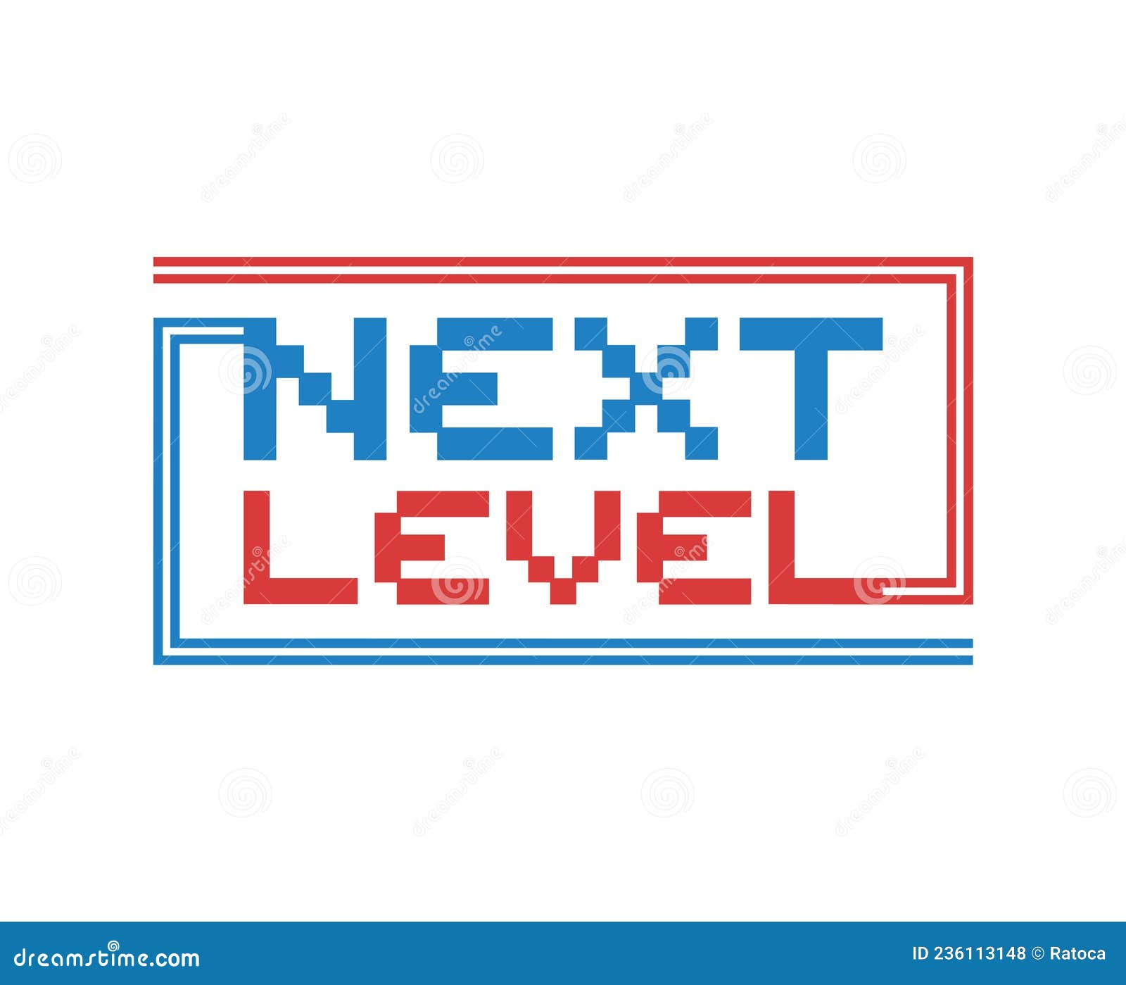 Creative Design of Next Level Symbol Stock Vector - Illustration of ...