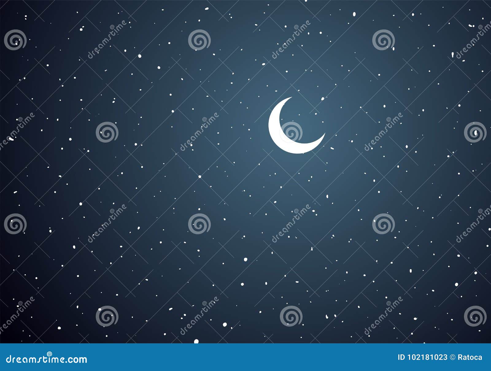 Night sky illustration stock vector. Illustration of night - 102181023