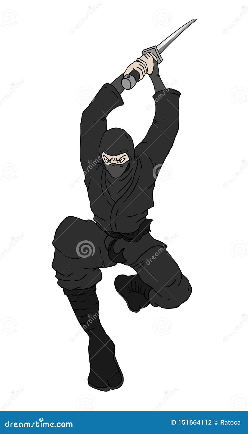 Ninja Attacking Someone