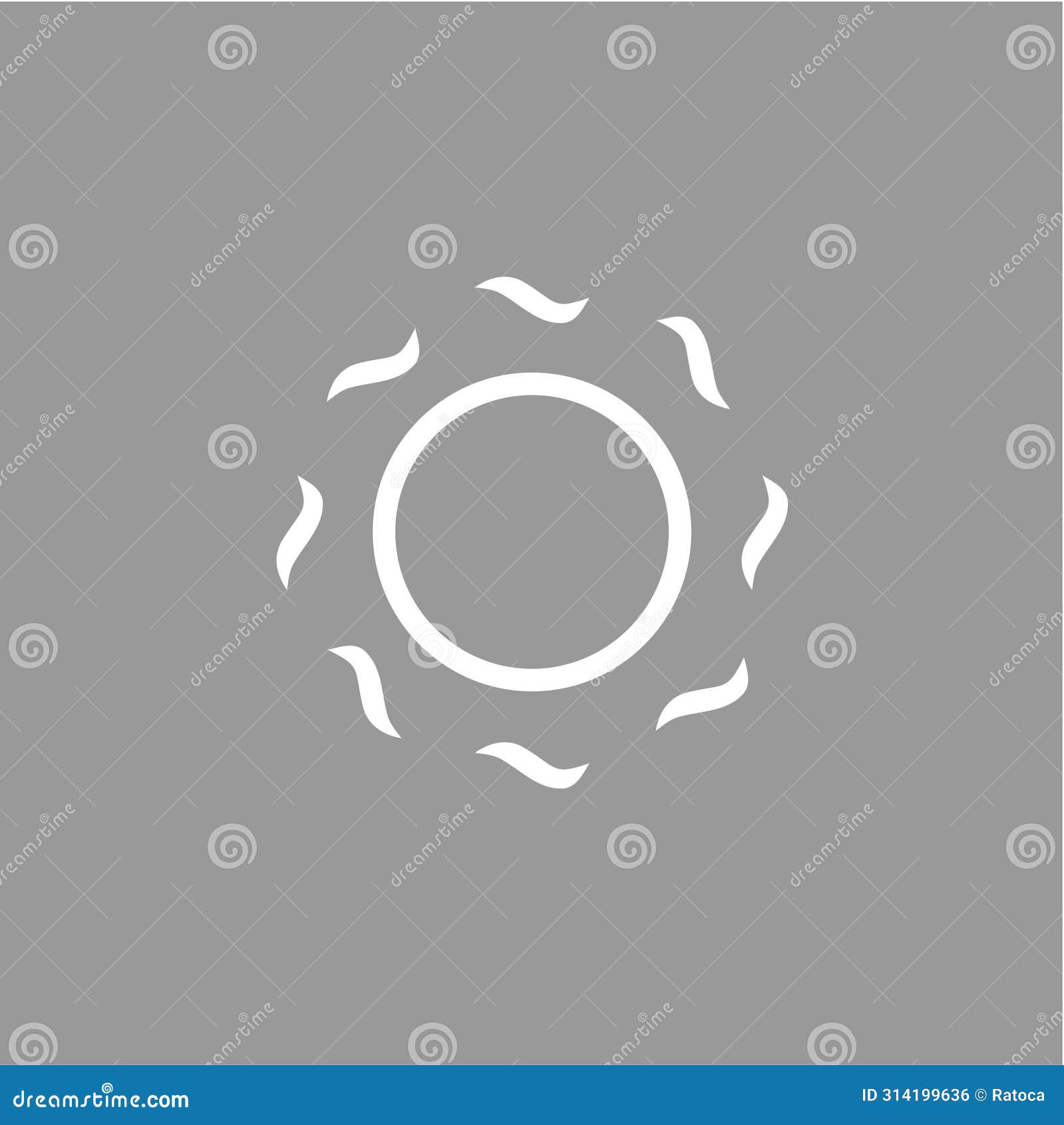 Original sun icon stock vector. Illustration of warm - 314199636
