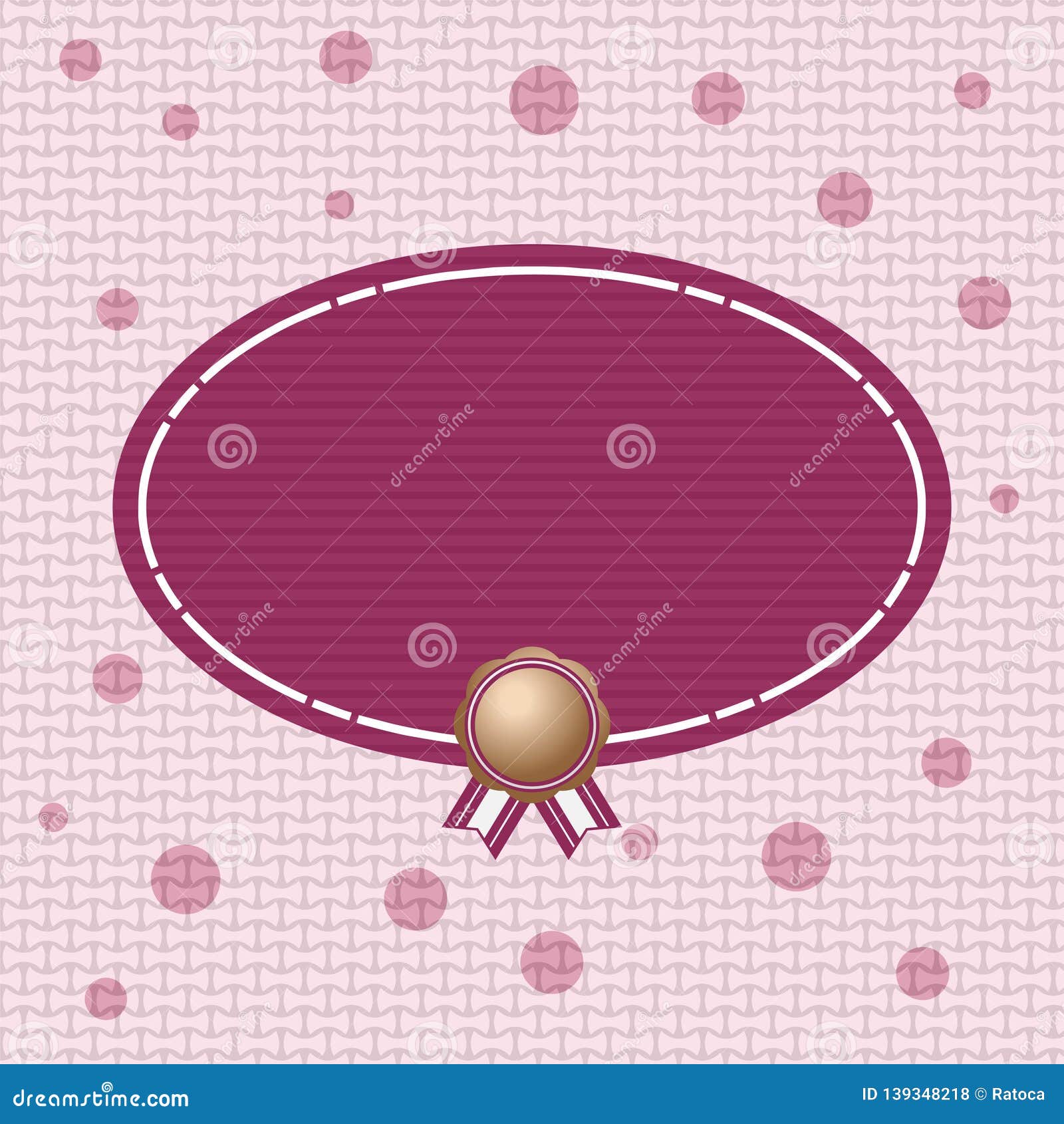 Oval ornament frame stock vector. Illustration of creative - 139348218