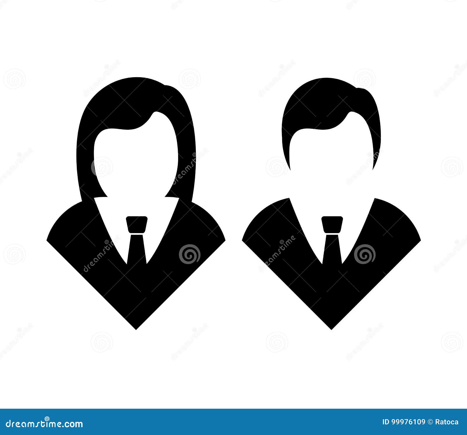 Professional worker symbol stock vector. Illustration of worker - 99976109