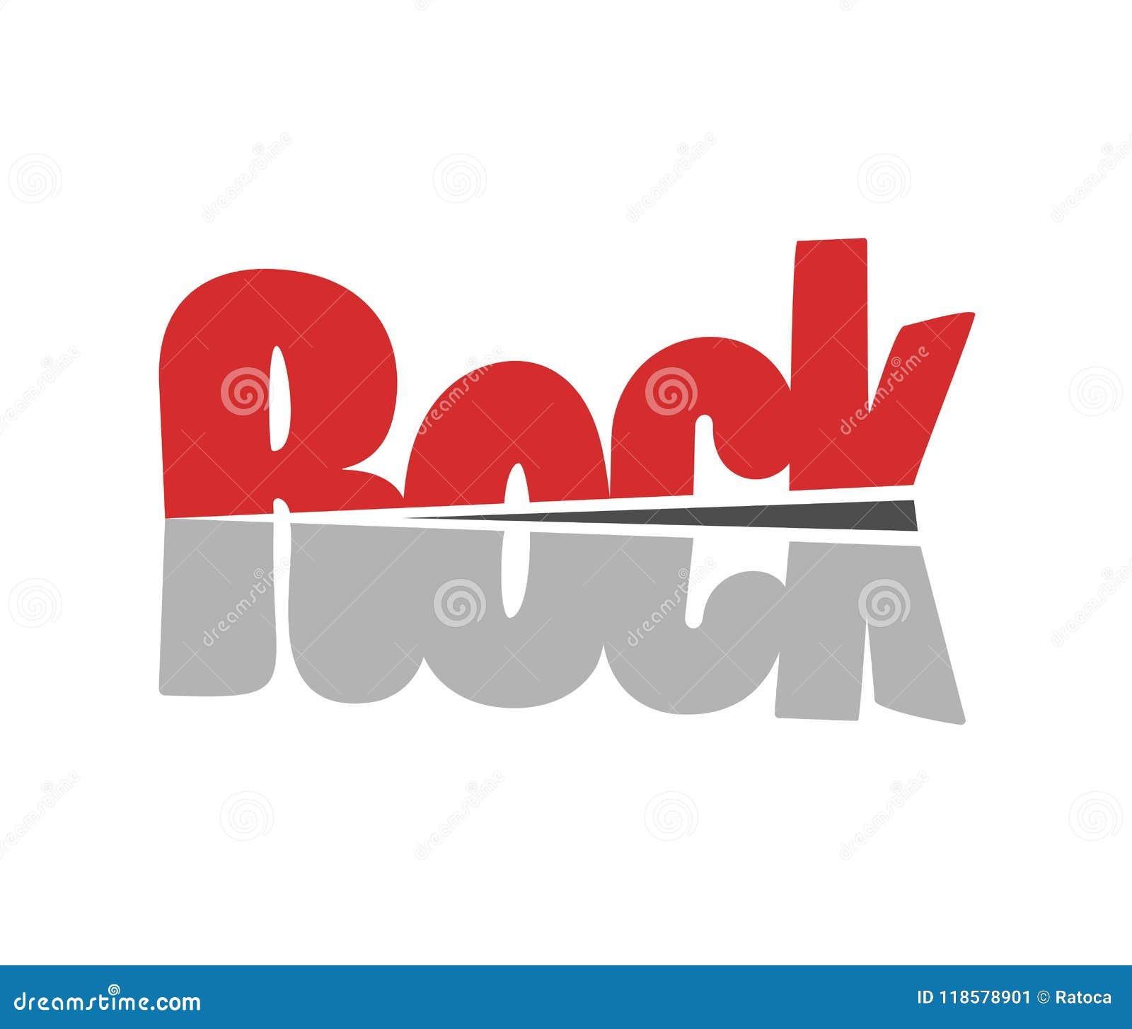 Rock symbol stock vector. Illustration of rock, metal - 118578901