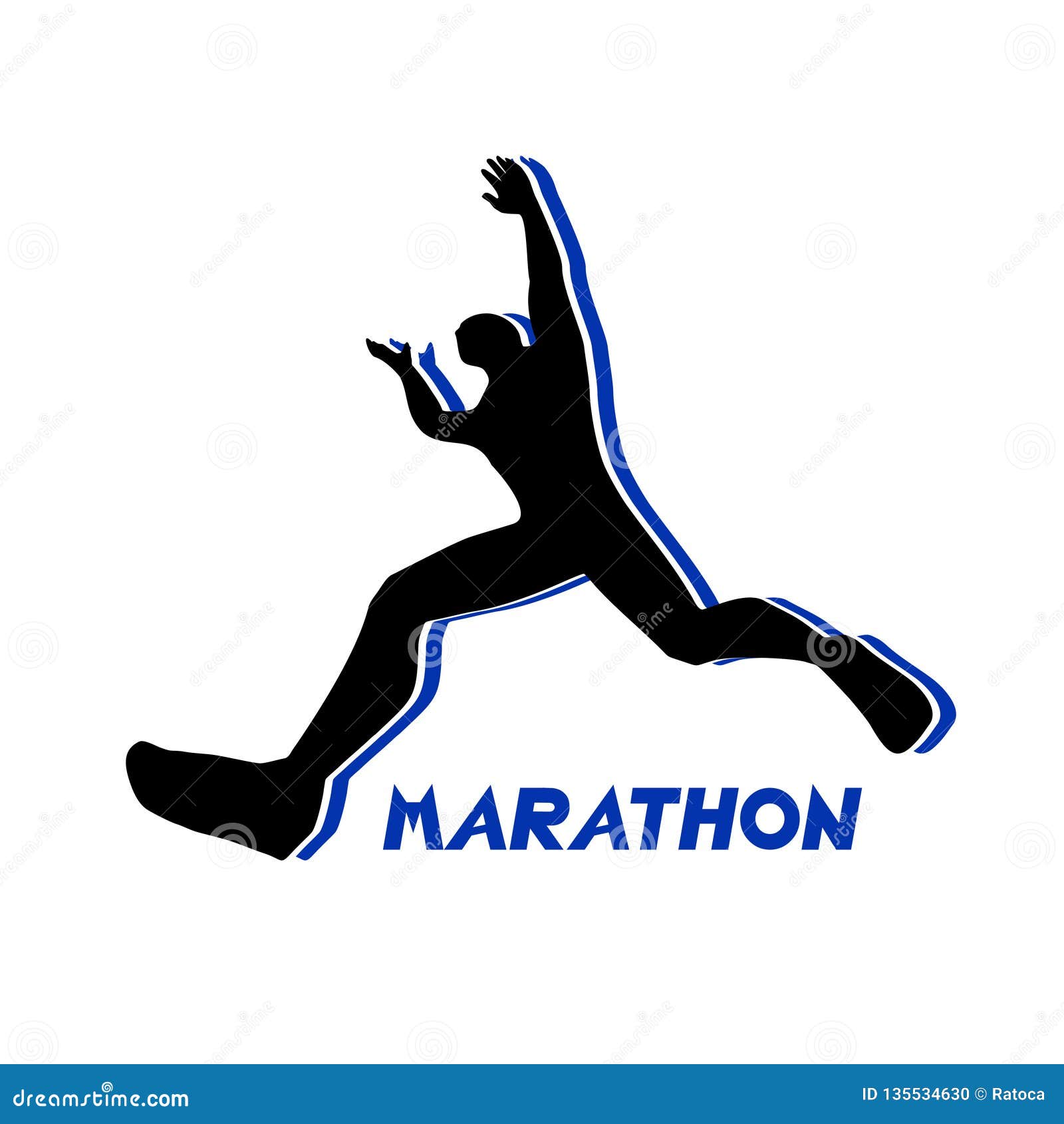 Runner symbol design stock vector. Illustration of design - 135534630