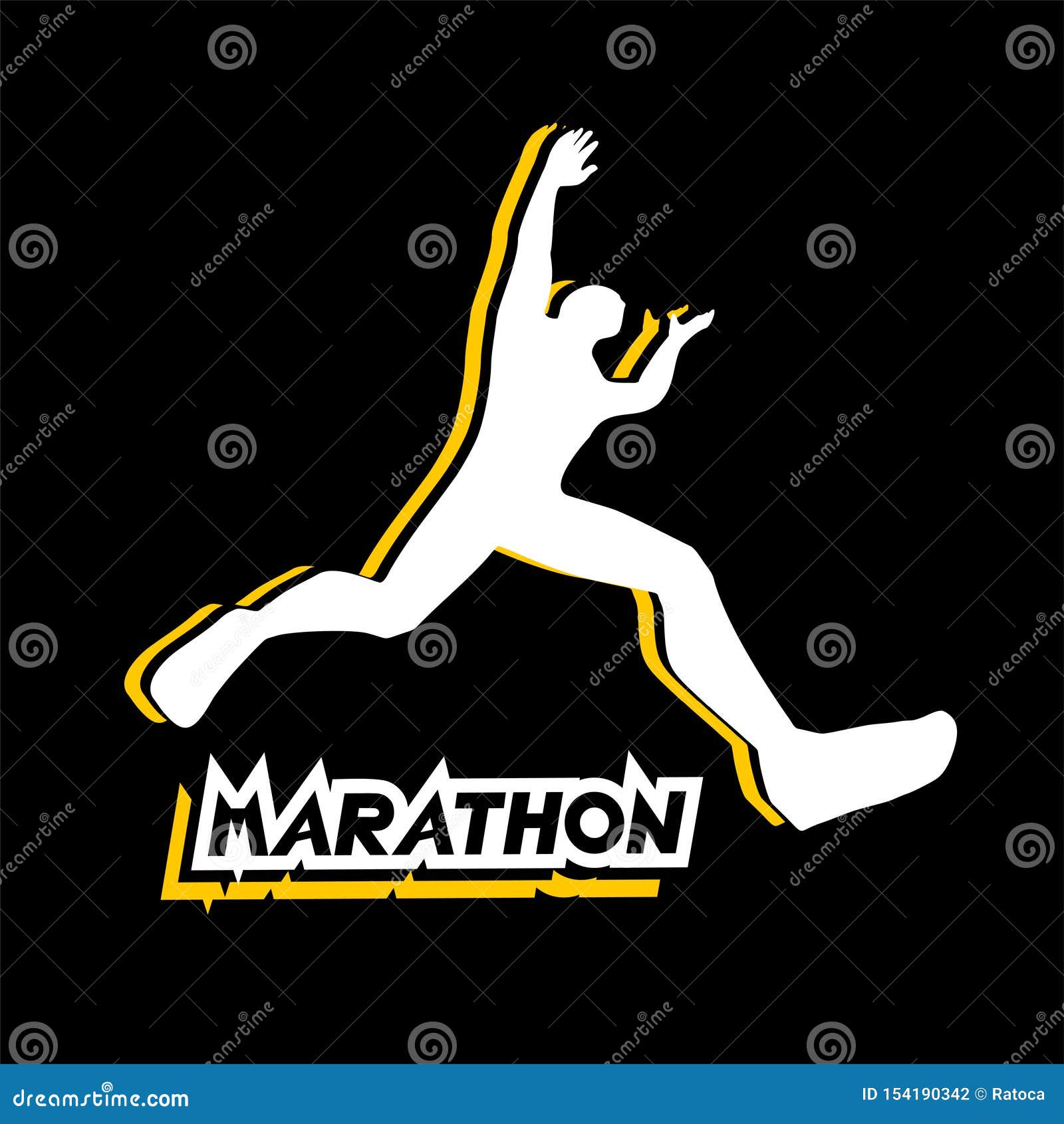 Runner symbol design stock vector. Illustration of design - 154190342