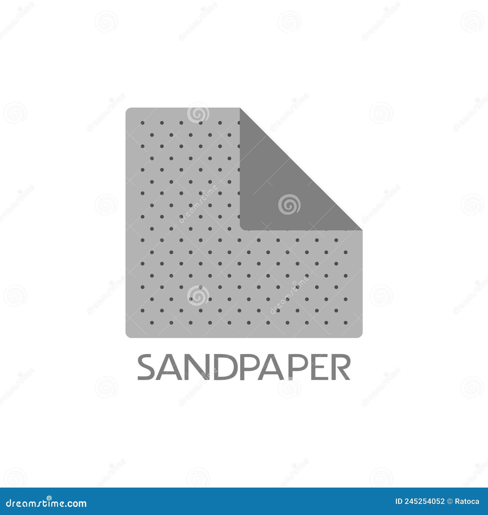 Creative Design of Sandpaper Icon Stock Vector - Illustration of coarse ...