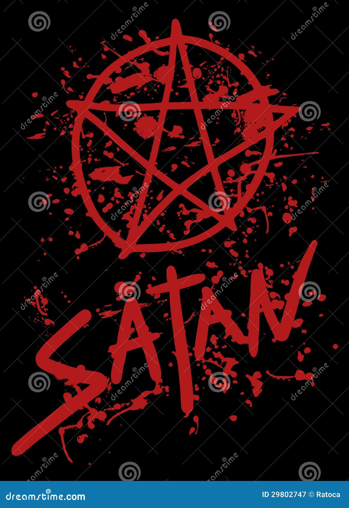 Satan cover stock vector. Illustration of abstract, creative - 29802747