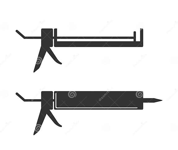 Sealing tool symbol stock vector. Illustration of caulking - 314199235