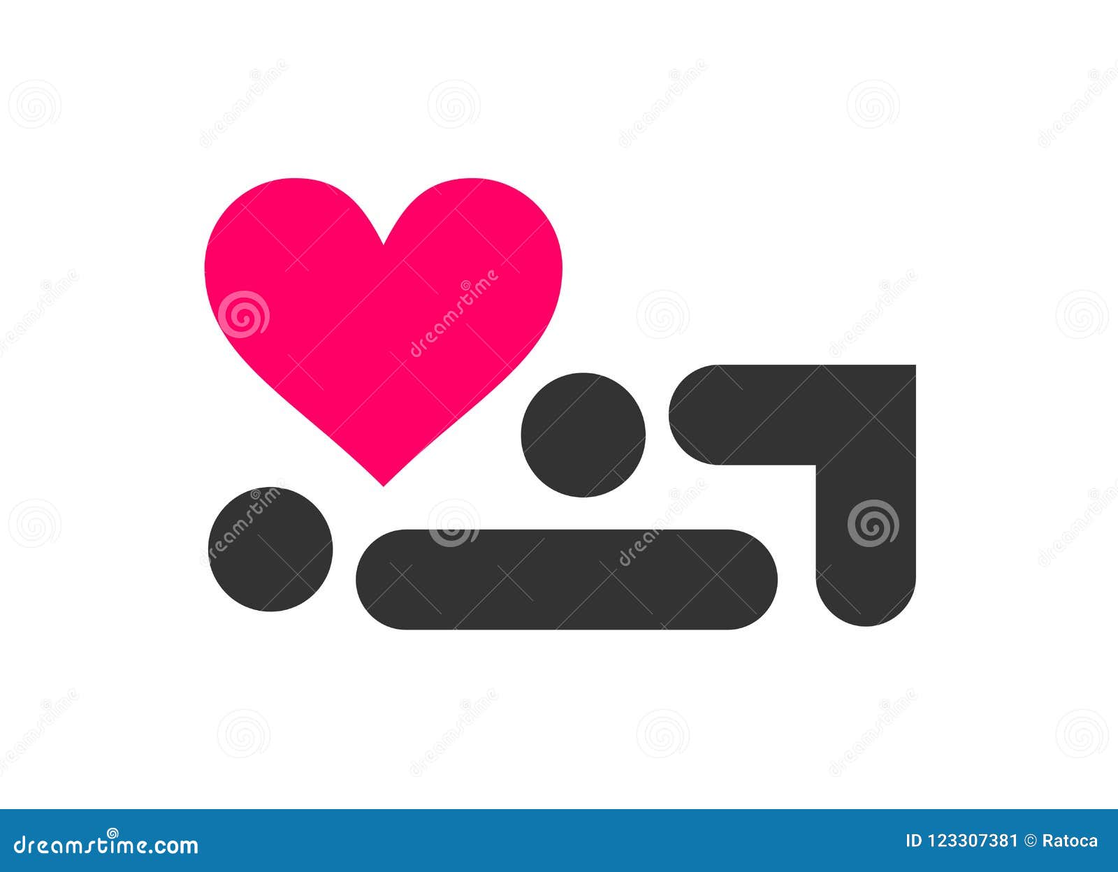 Sex Posture Symbol Stock Vector Illustration Of Couple 123307381
