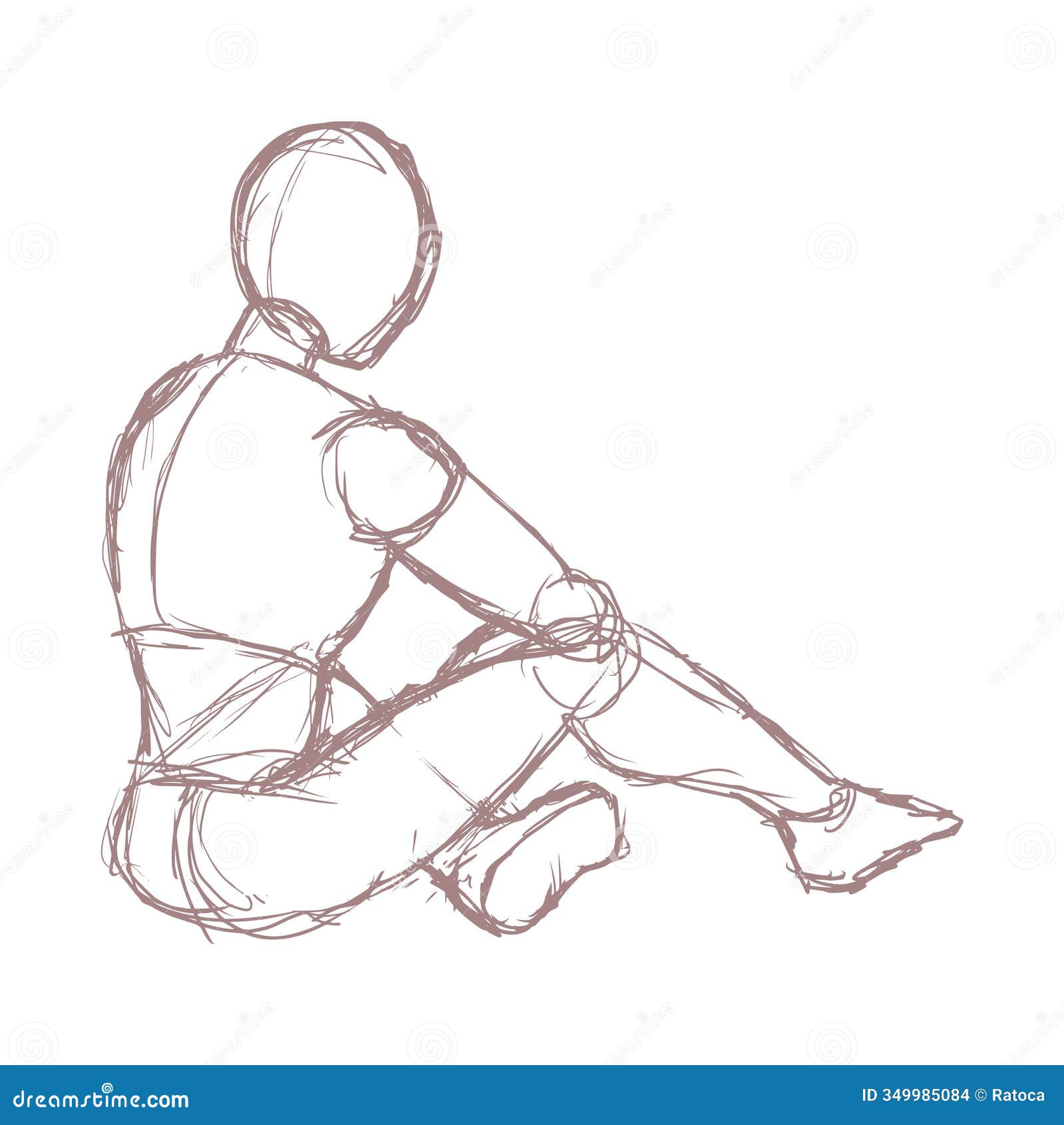 Sketch body reference stock illustration. Illustration of graphic ...
