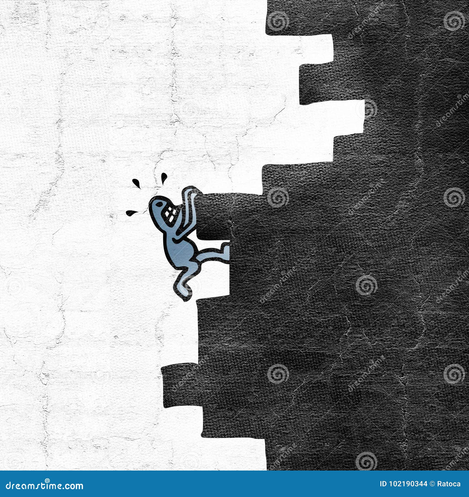 Strong effort stock illustration. Illustration of strong - 102190344