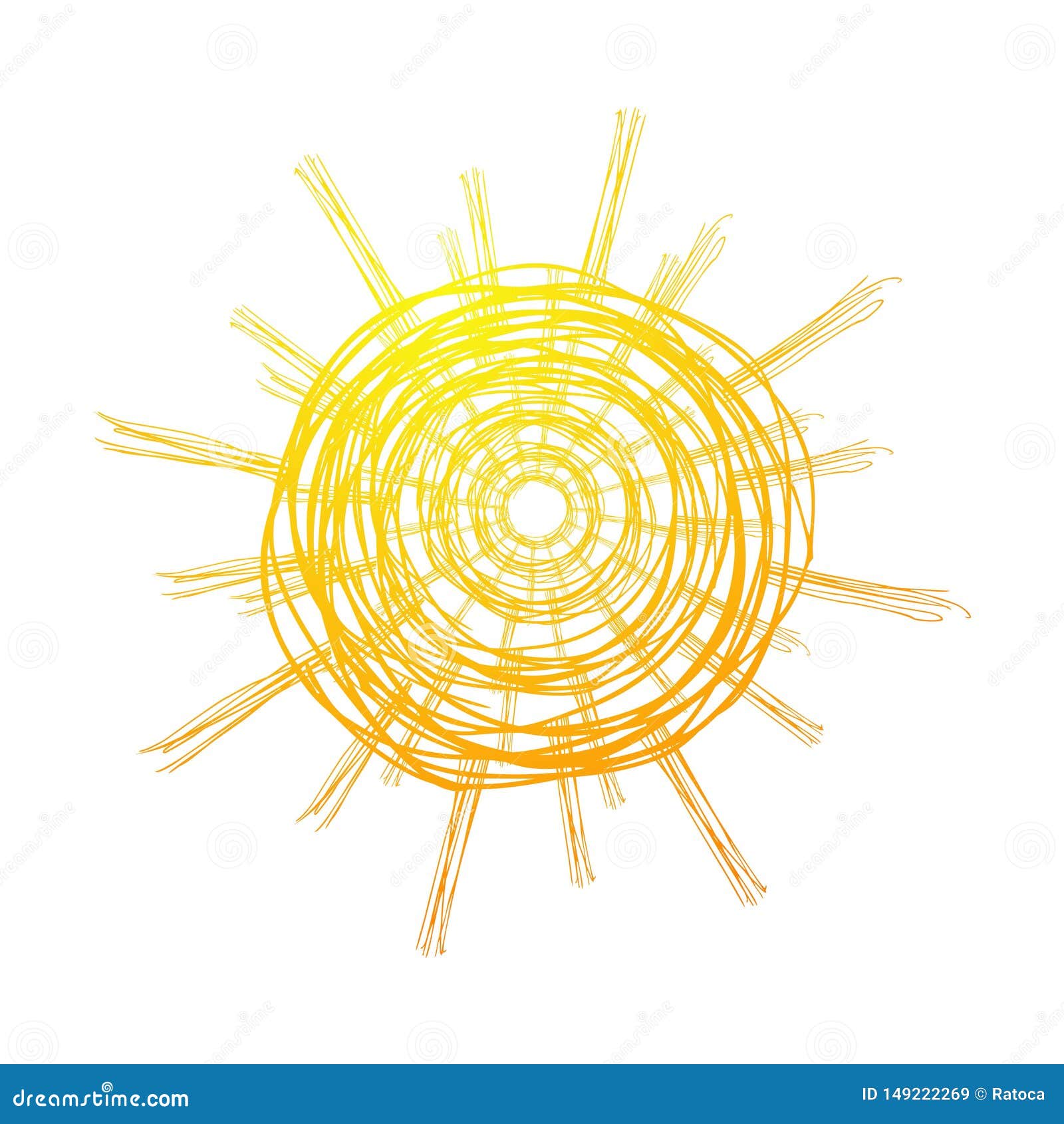 Creative Design of Sun Draw Stock Vector - Illustration of draw, flat ...
